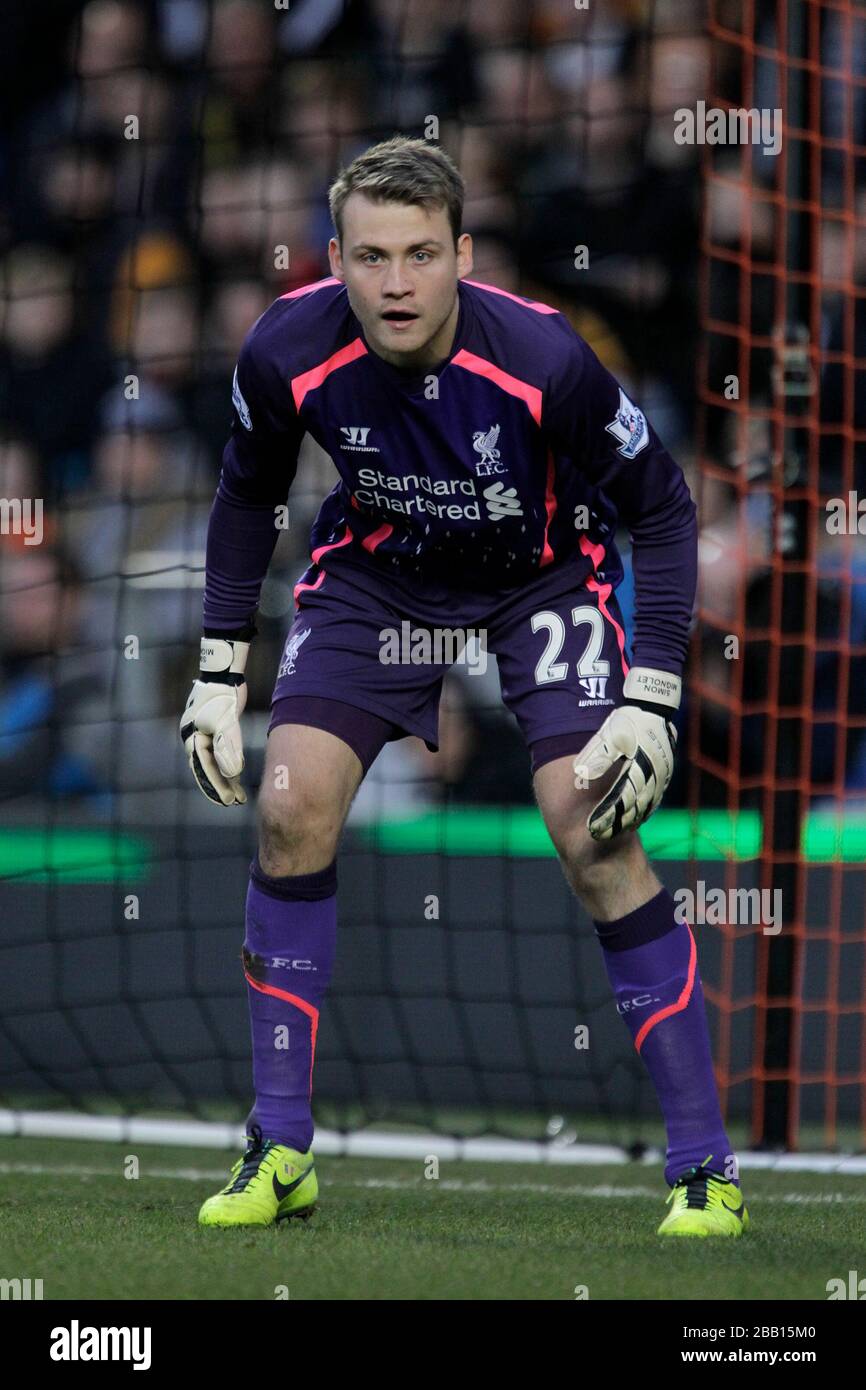 Simon Mignolet, Liverpool goalkeeper Stock Photo - Alamy