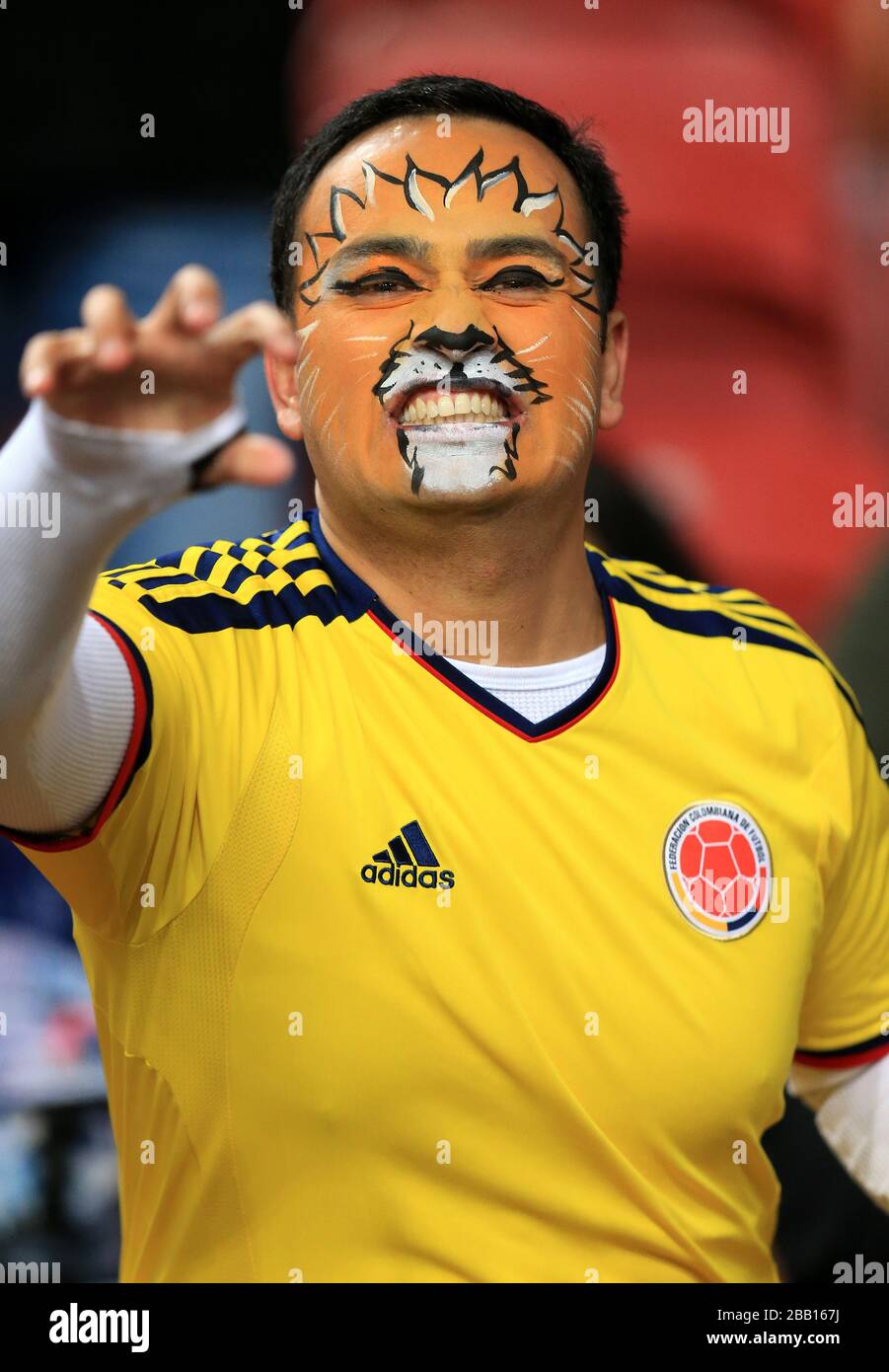 Colombia fans in stands hi-res stock photography and images - Alamy