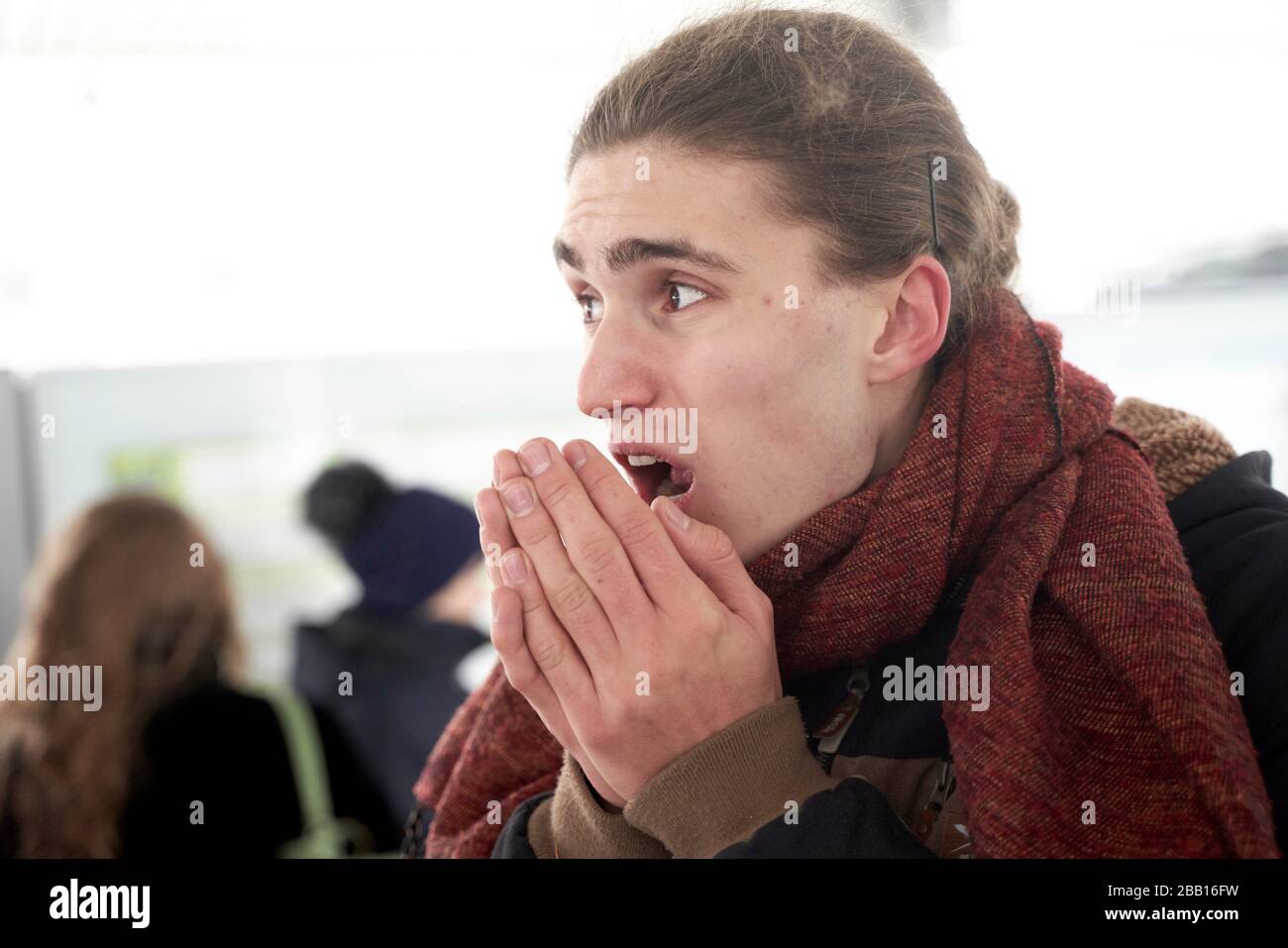 Apprehensive and concerned hi-res stock photography and images - Alamy