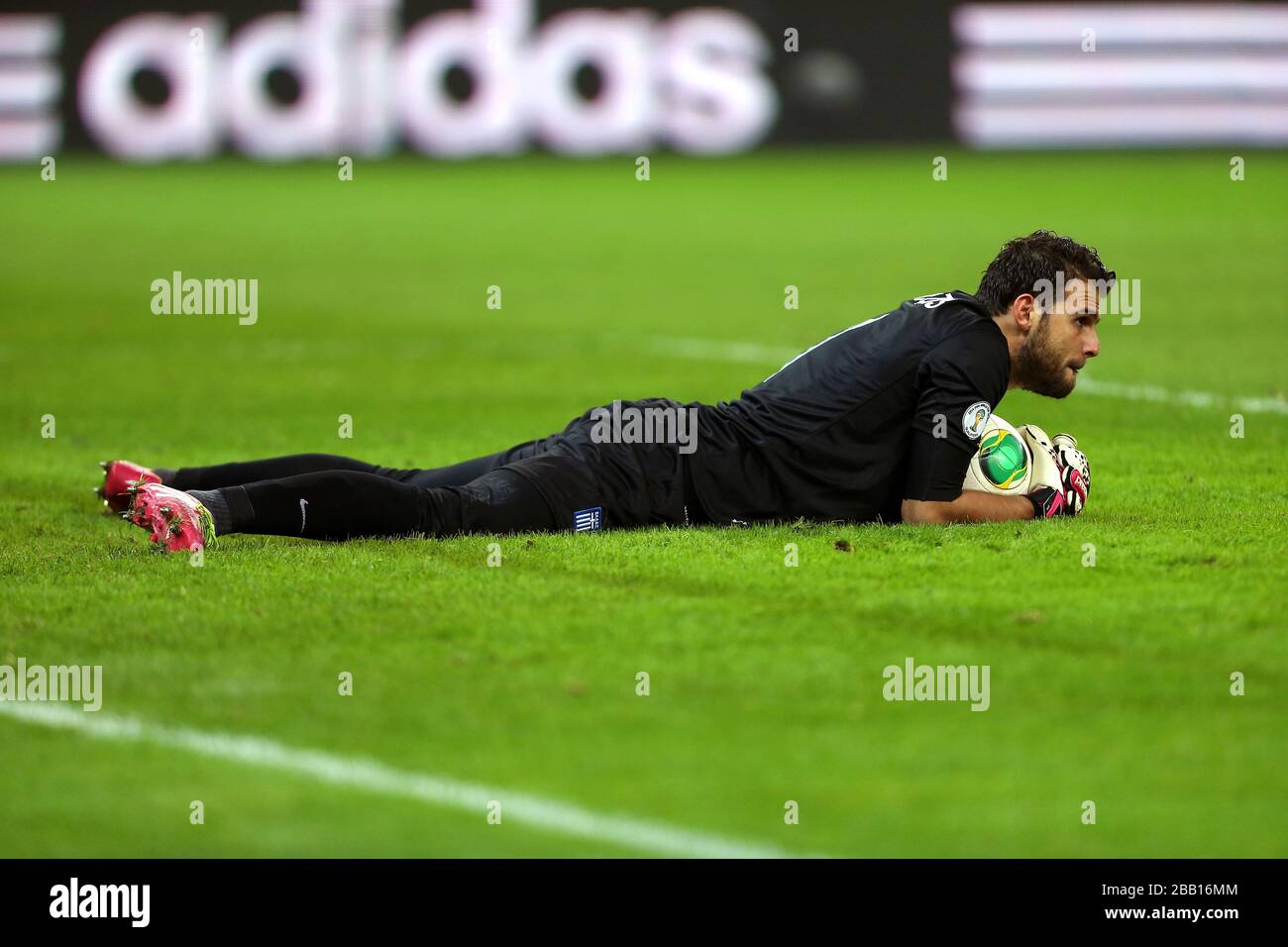 Greece goalkeeper Orestis Karnezis Stock Photo - Alamy