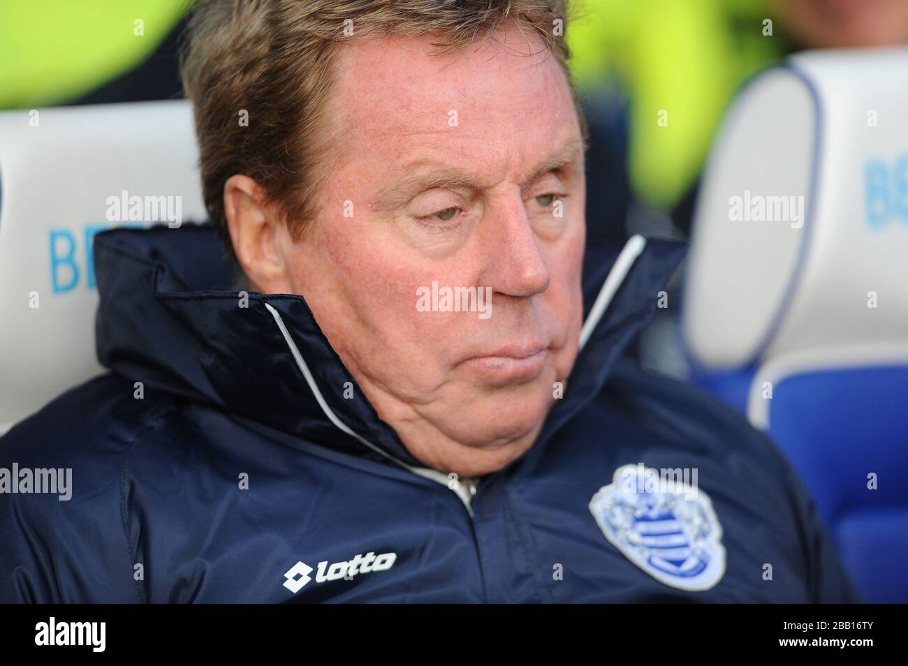 Queens Park Rangers' manager Harry Redknapp Stock Photo - Alamy