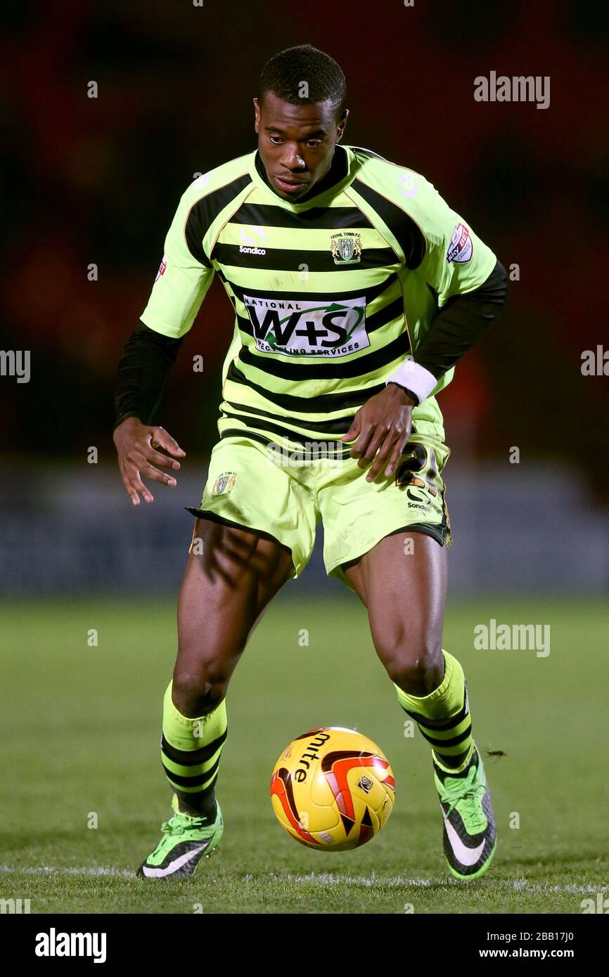 Liam Davis, Yeovil Town Stock Photo - Alamy
