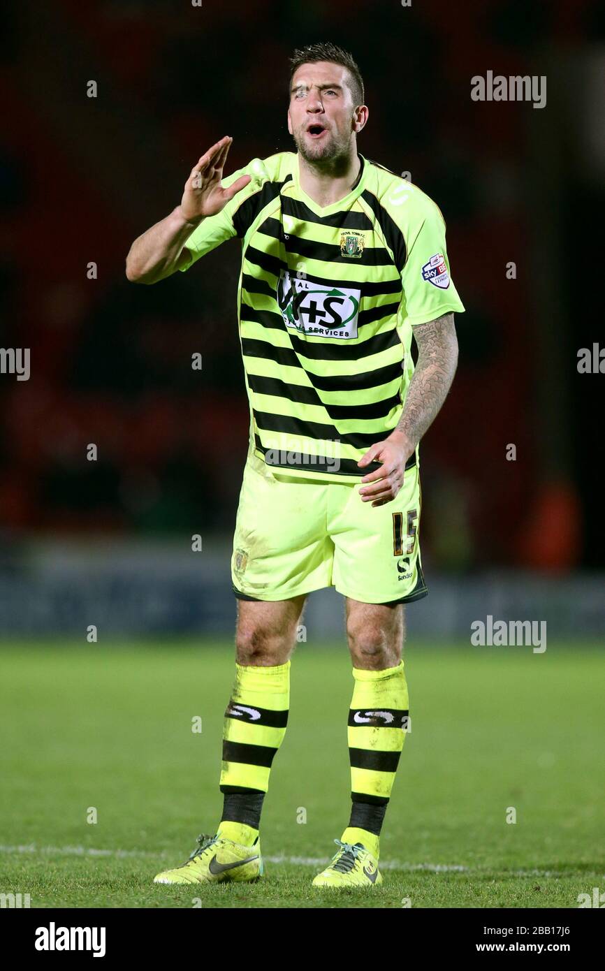Shane Duffy, Yeovil Town Stock Photo - Alamy
