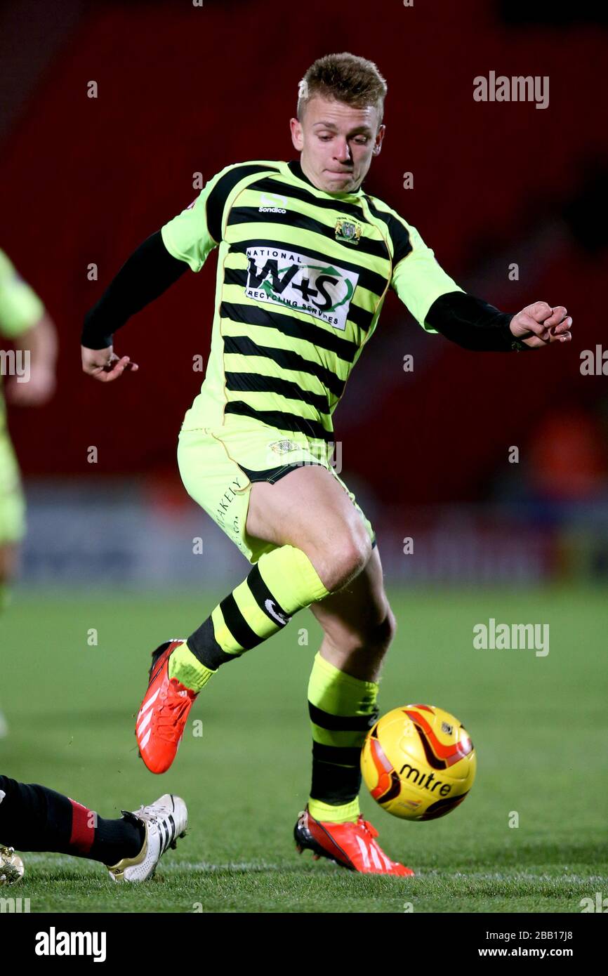Sam Hoskins, Yeovil Town Stock Photo - Alamy