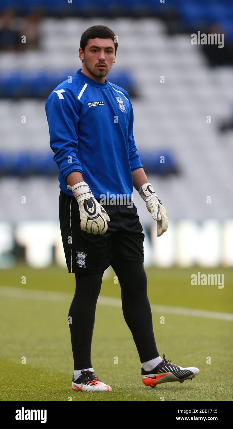 Birmingham City goalkeeper Nick Townsend Stock Photo - Alamy