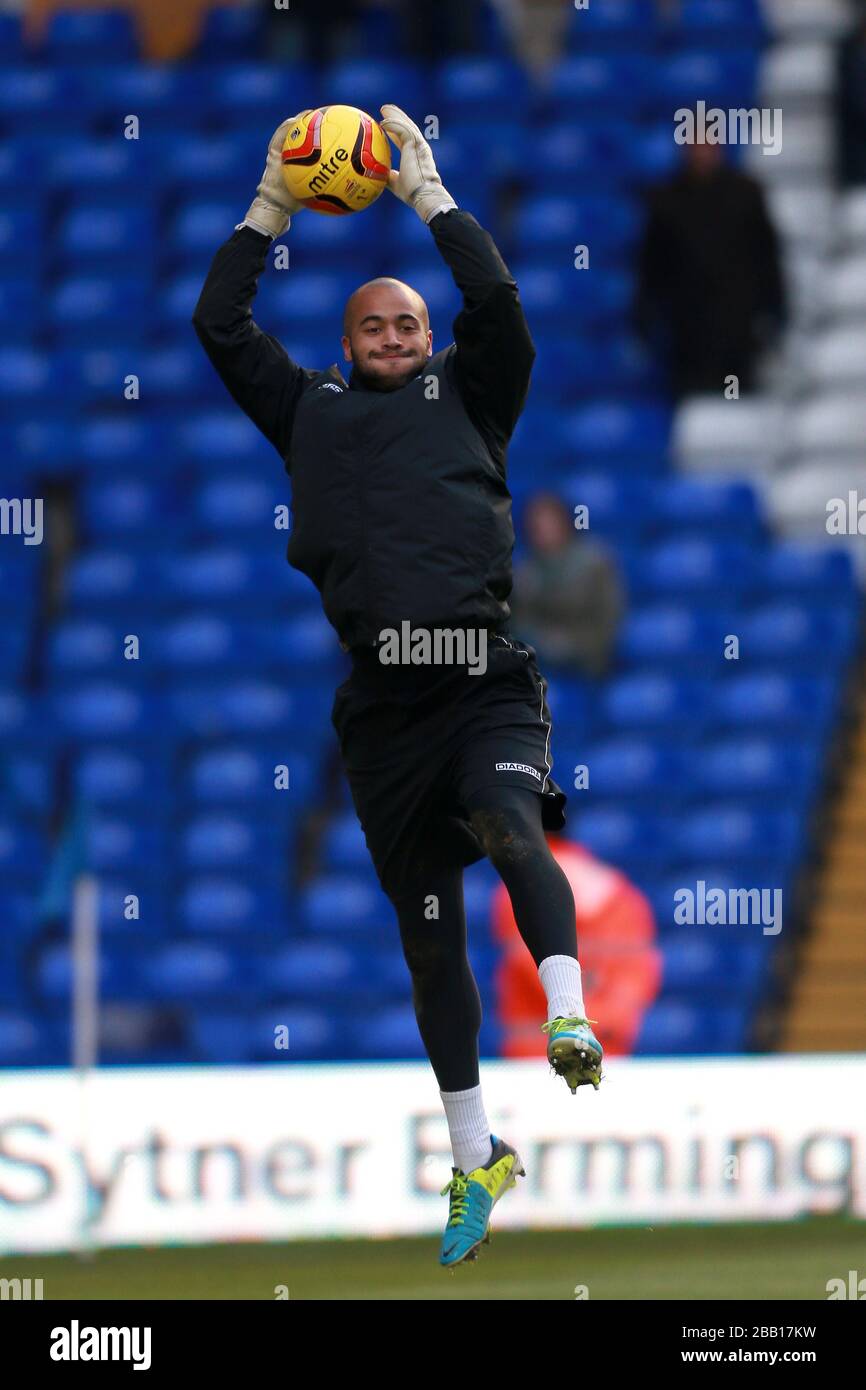 Birmingham City's goalkeeper Darren Randolph Stock Photo - Alamy