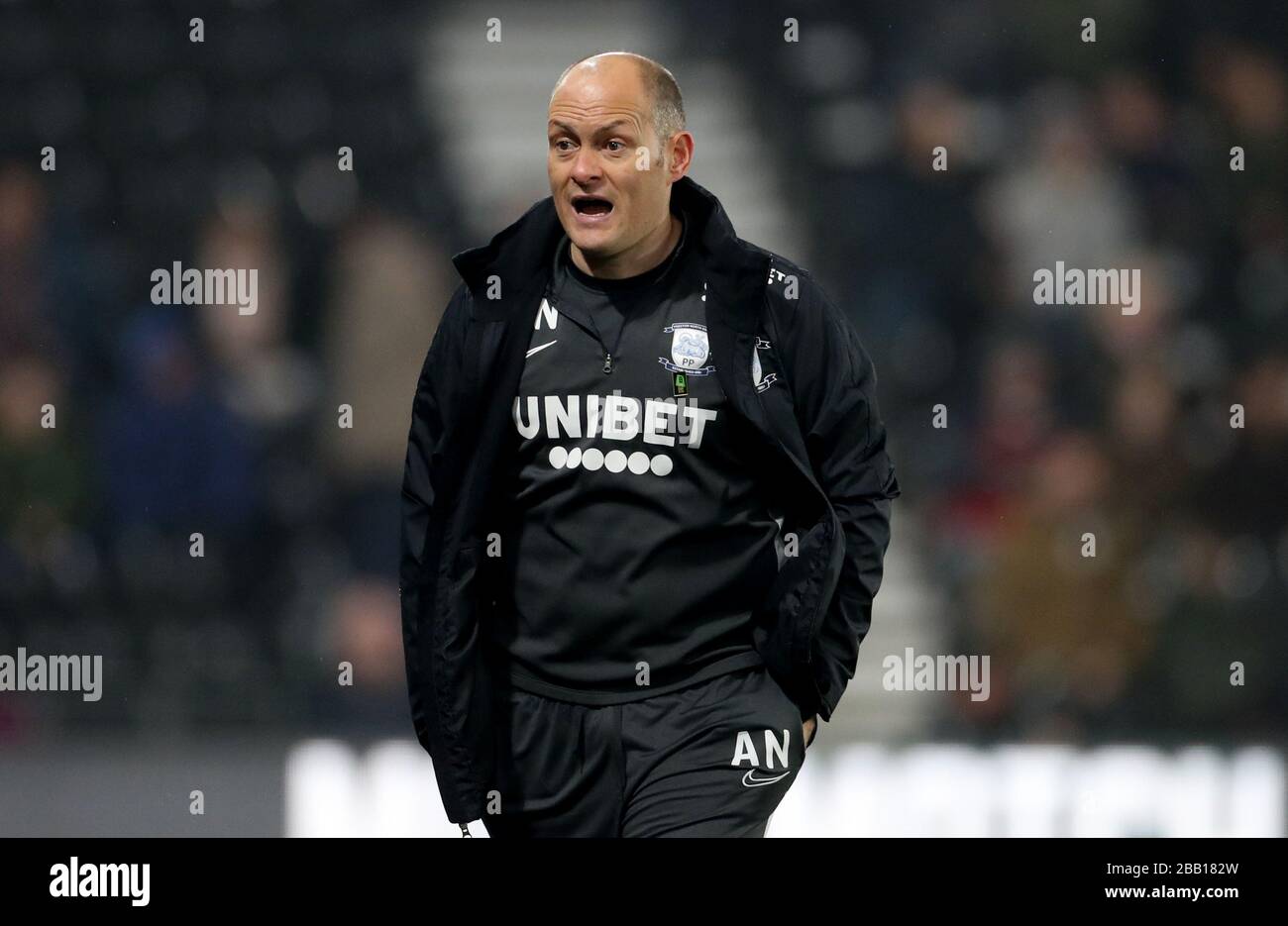 Preston North End manager Alex Neil Stock Photo - Alamy