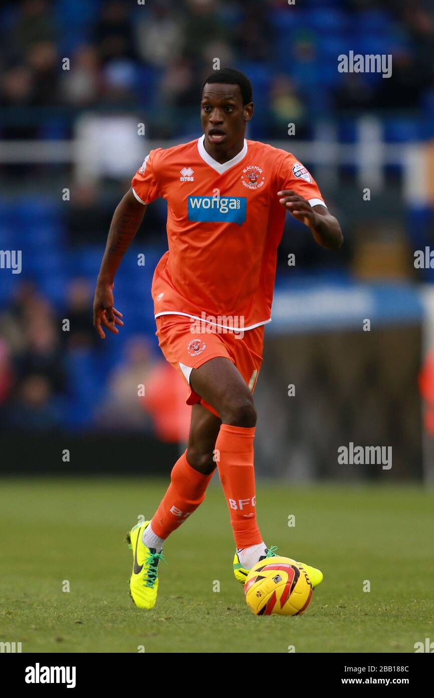 Blackpools isaiah osbourne hi-res stock photography and images - Alamy