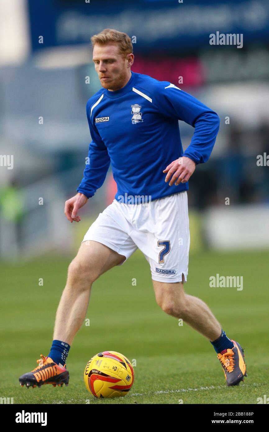 Birmingham City's Chris Burke Stock Photo - Alamy