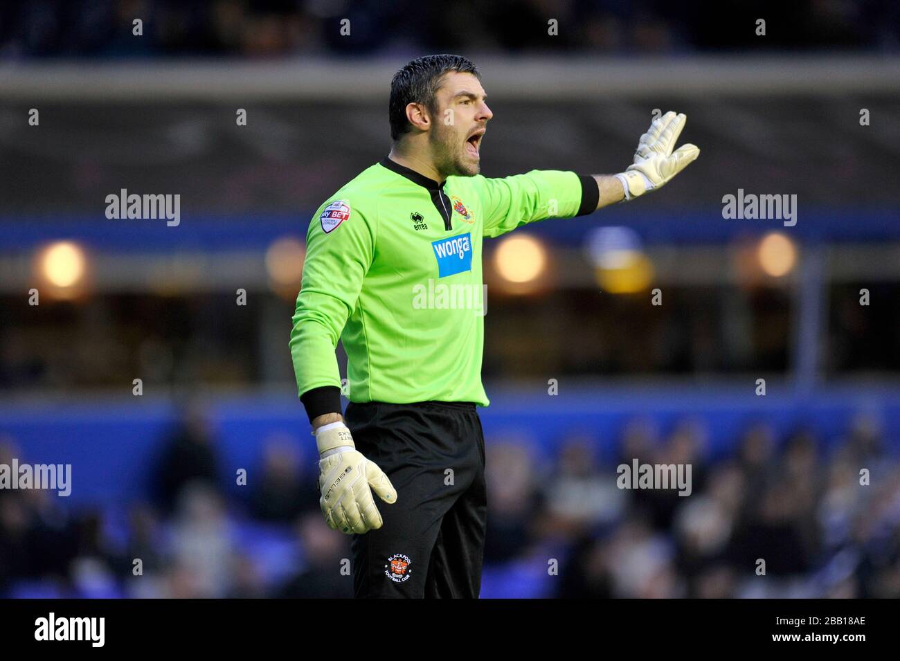 Matt Gilks, Blackpool goalkeeper Stock Photo - Alamy
