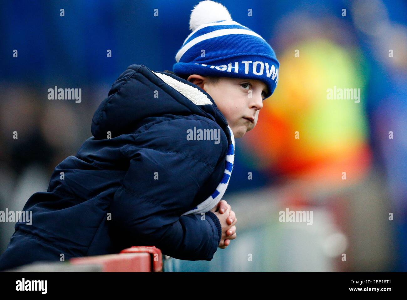 Ipswich Town fans ahead of the match Stock Photo - Alamy