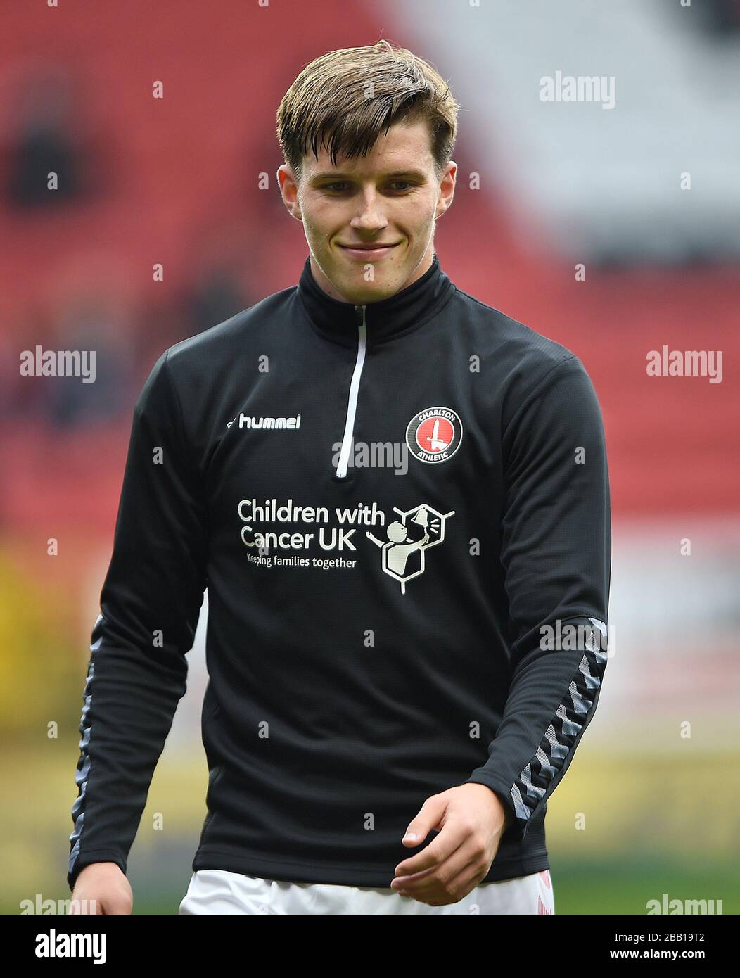 Charlton Athletic's Josh Davison before the game Stock Photo - Alamy