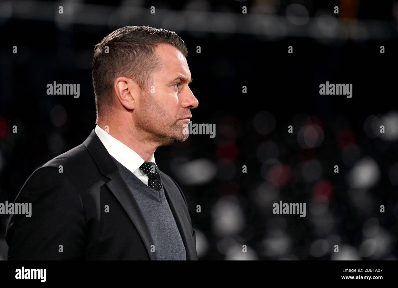 Derby County goalkeeping coach Shay Given ahead of the match Stock ...