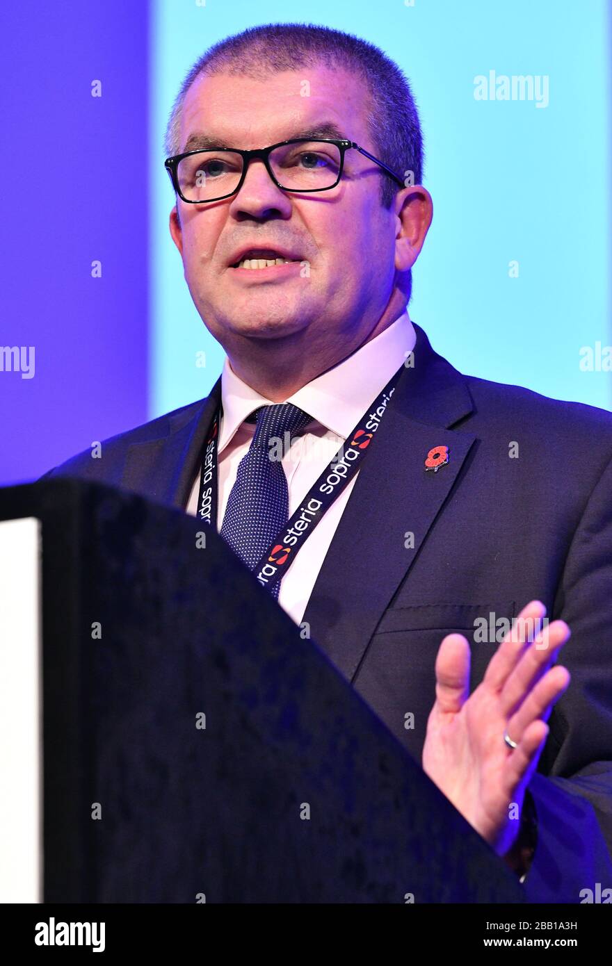 Martin Hewitt, Chair of the National Police Chiefs Council Stock Photo ...