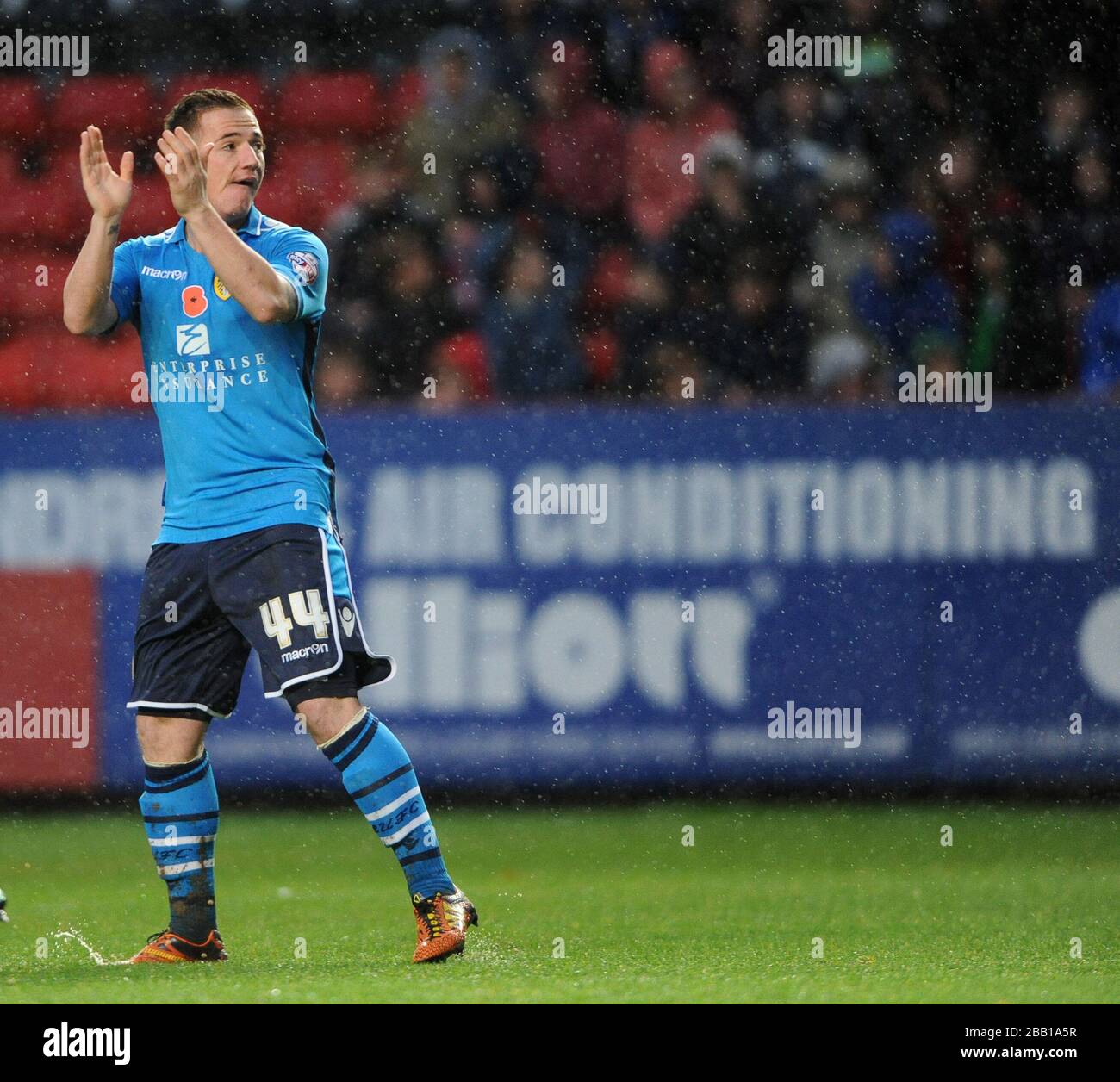 Leeds United's Ross McCormack celebrates scoring their first goal Stock ...