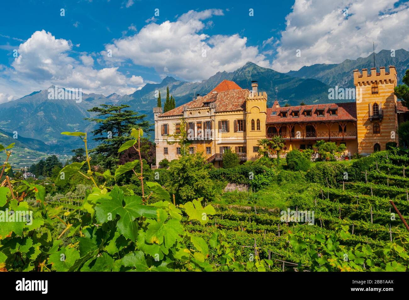 Italy - South Tyrolo - Merano - Maia Alta - Rametz Castle Stock Photo ...