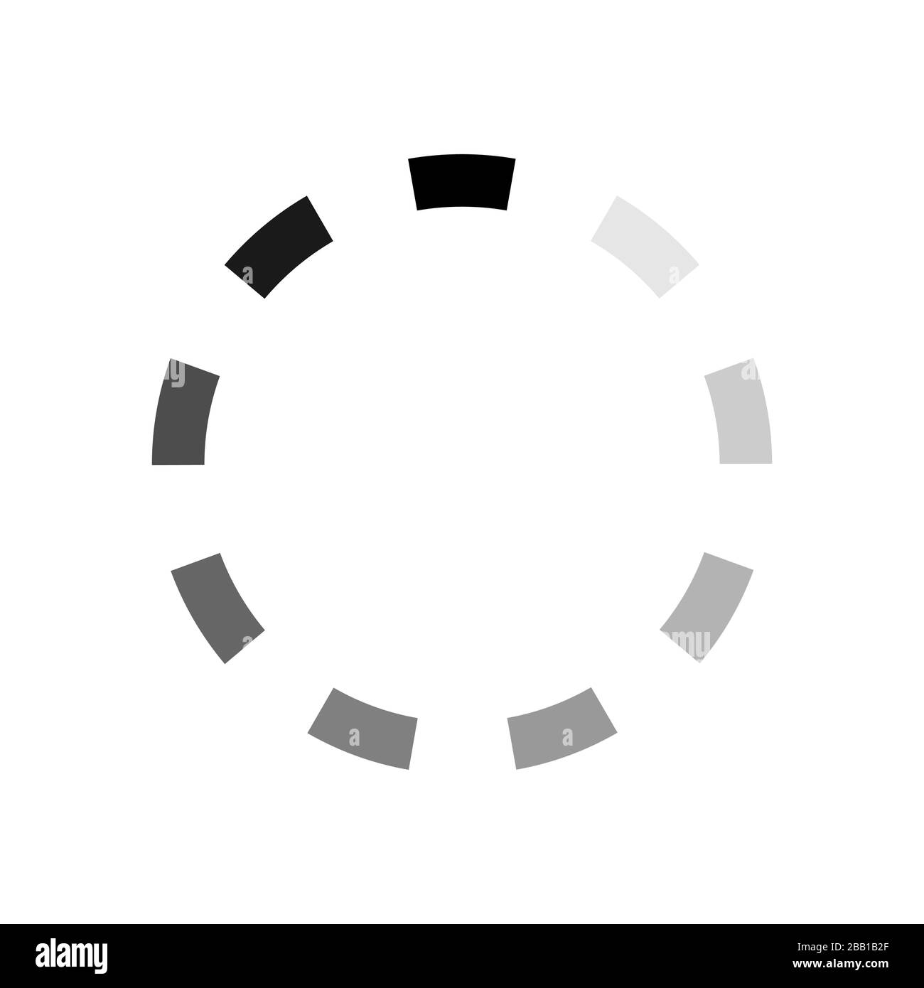 Download sign. Load icon. Load system. Data load. Loading bar. Vector ...
