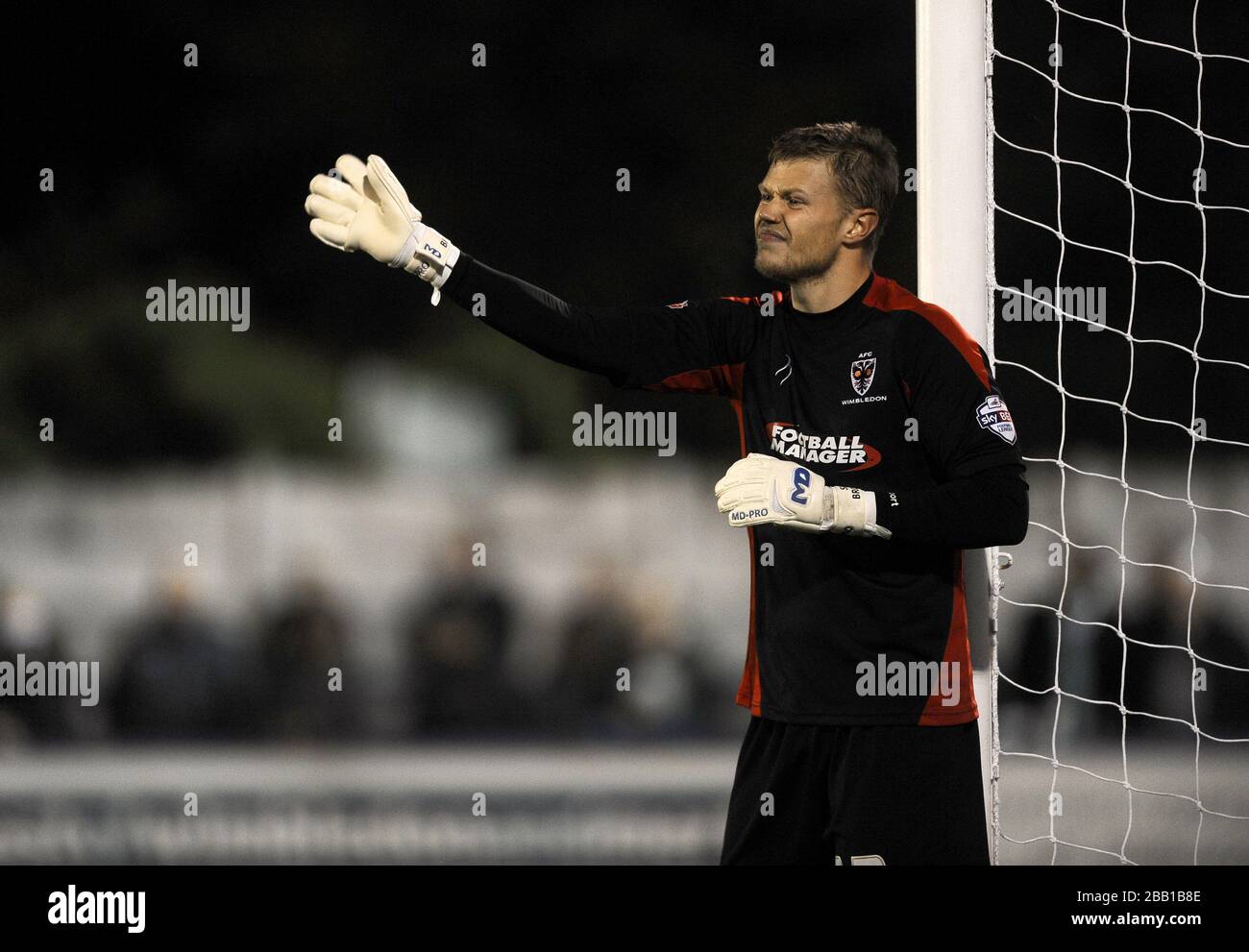 Seb Brown, AFC Wimbledon goalkeeper Stock Photo - Alamy