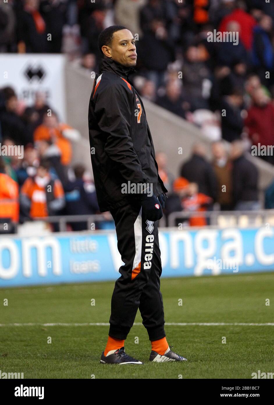 Nathan Tyson, Blackpool Stock Photo - Alamy