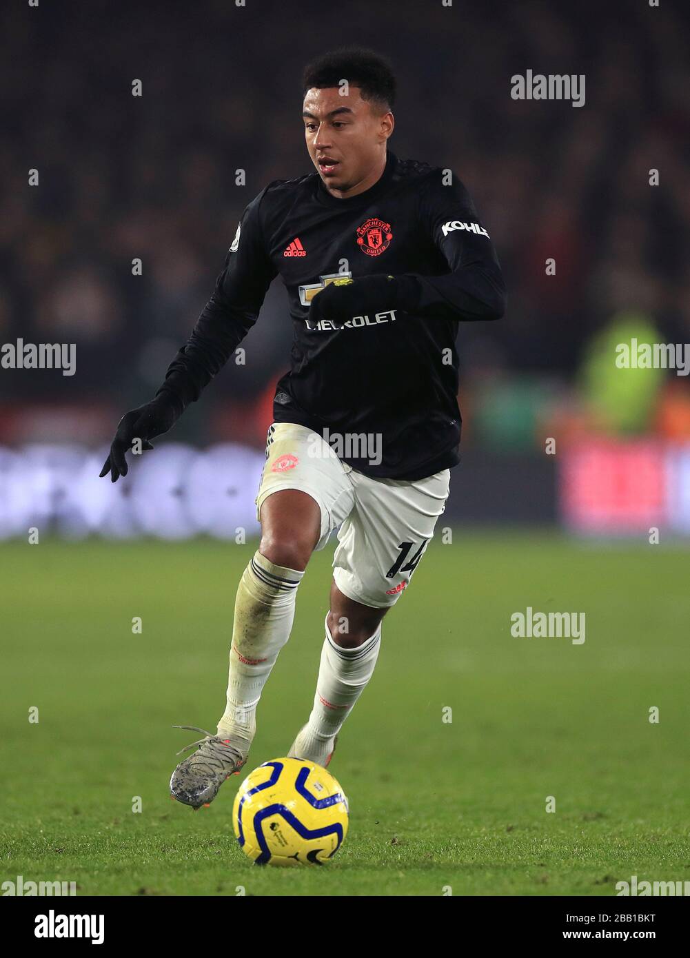 Football man u full length ball hi-res stock photography and images - Alamy