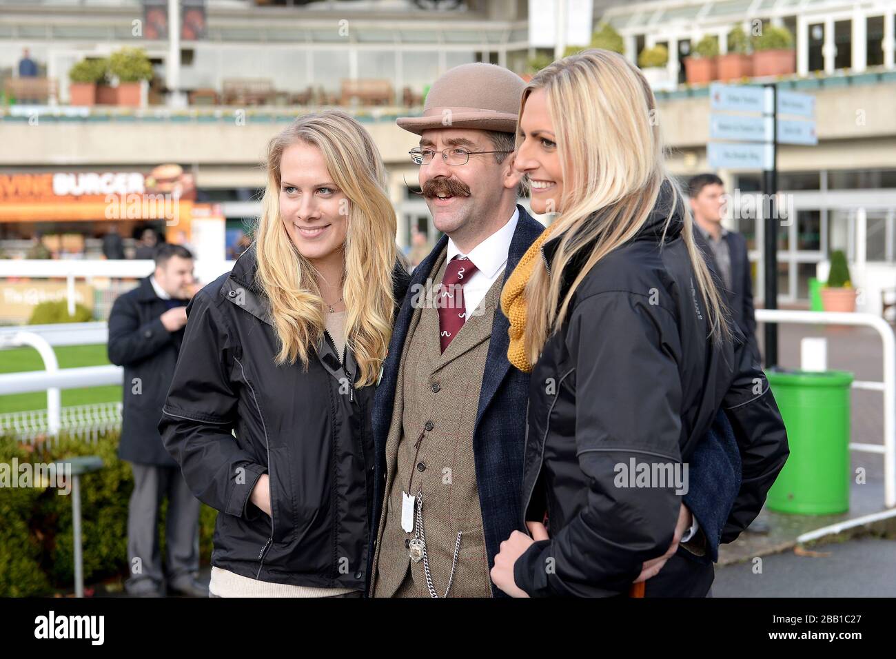 Allan Robinson of the Handlebar Club poses for a photograph during ...