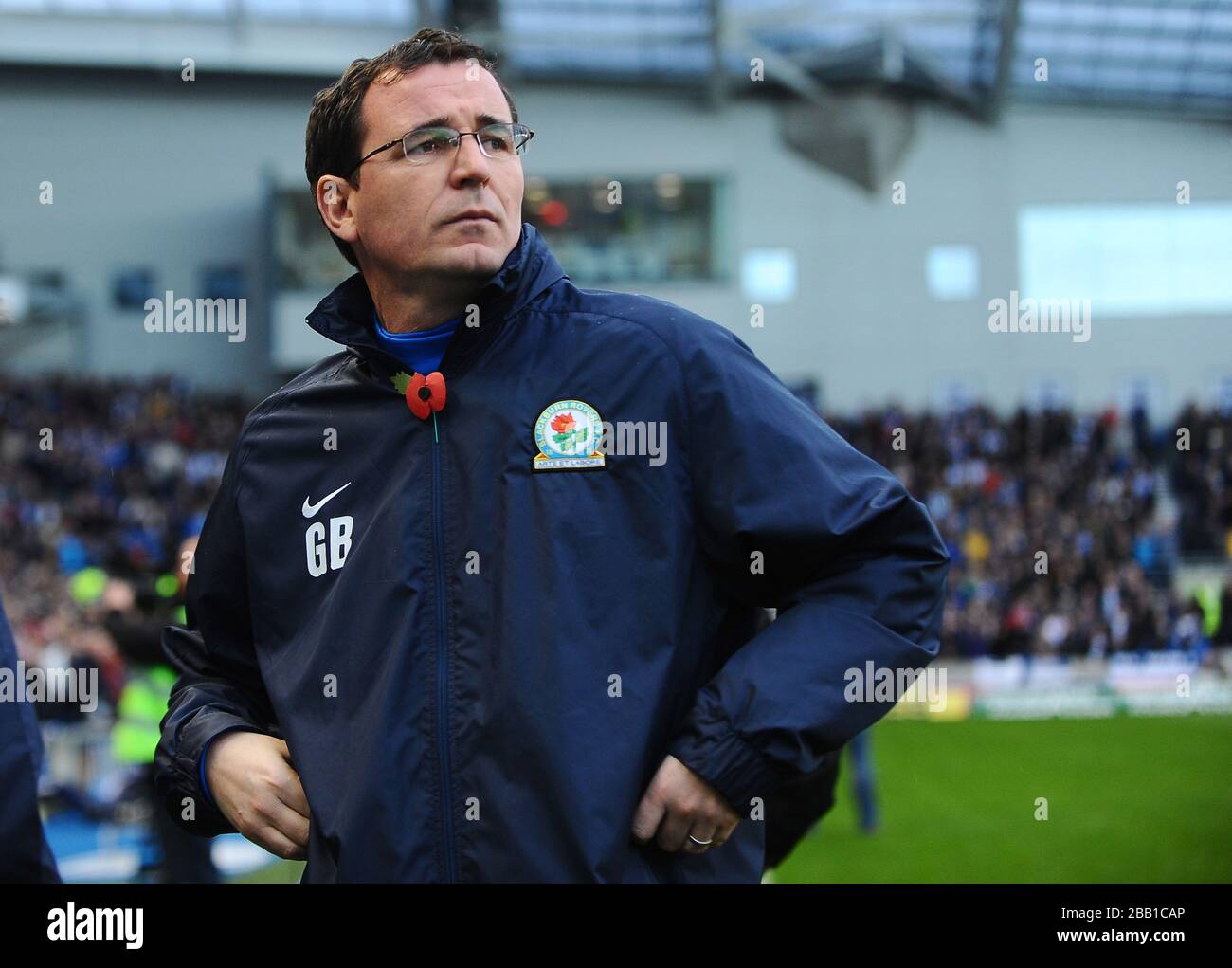 Blackburn Rovers manager Gary Bowyer prior to kick-off Stock Photo - Alamy
