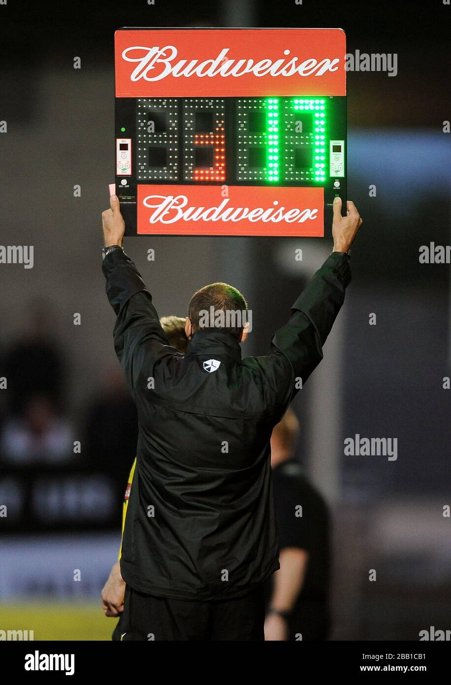 Fourth official board hi-res stock photography and images - Alamy