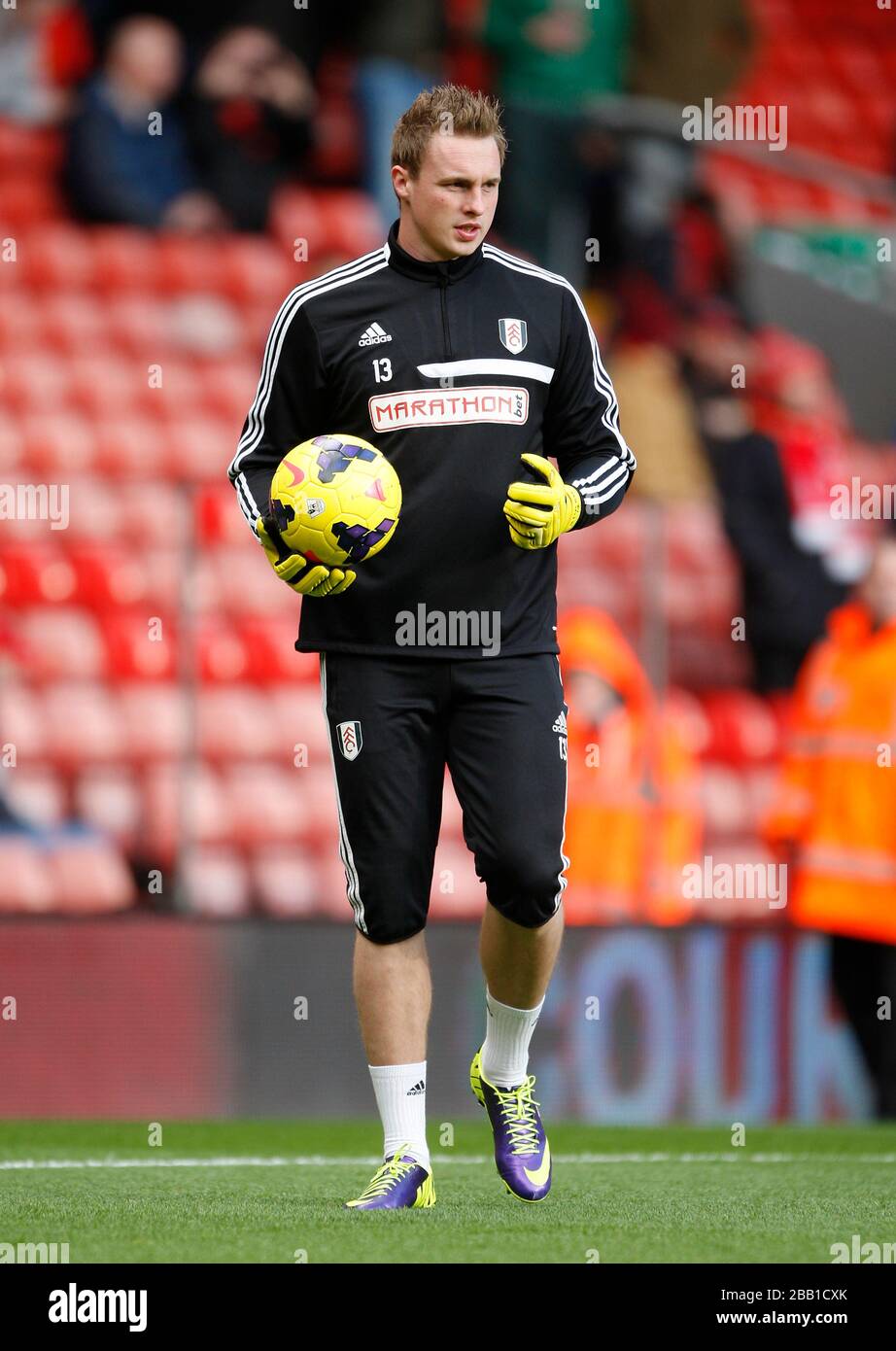 David Stockdale, Fulham goalkeeper Stock Photo - Alamy