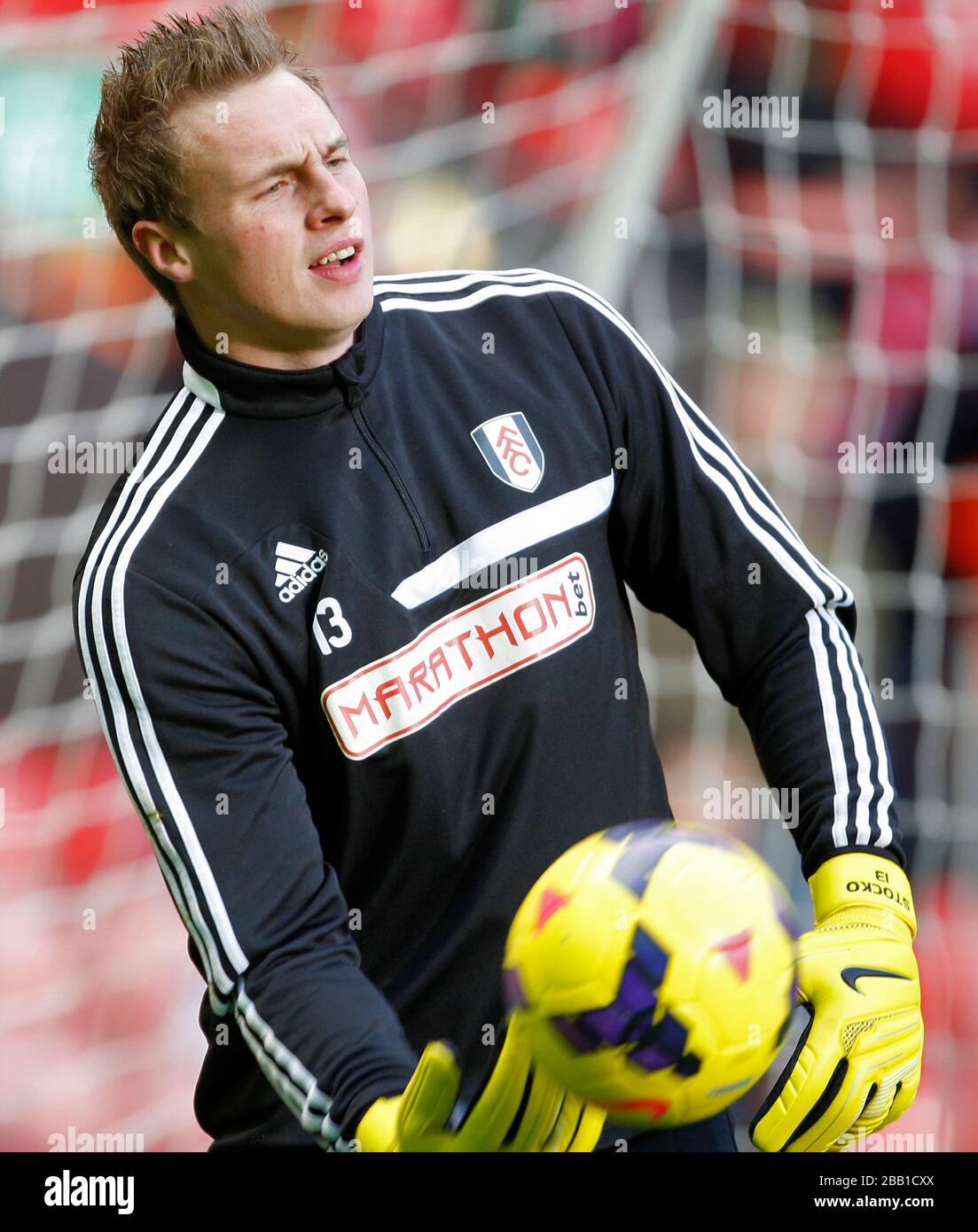David Stockdale, Fulham goalkeeper Stock Photo - Alamy