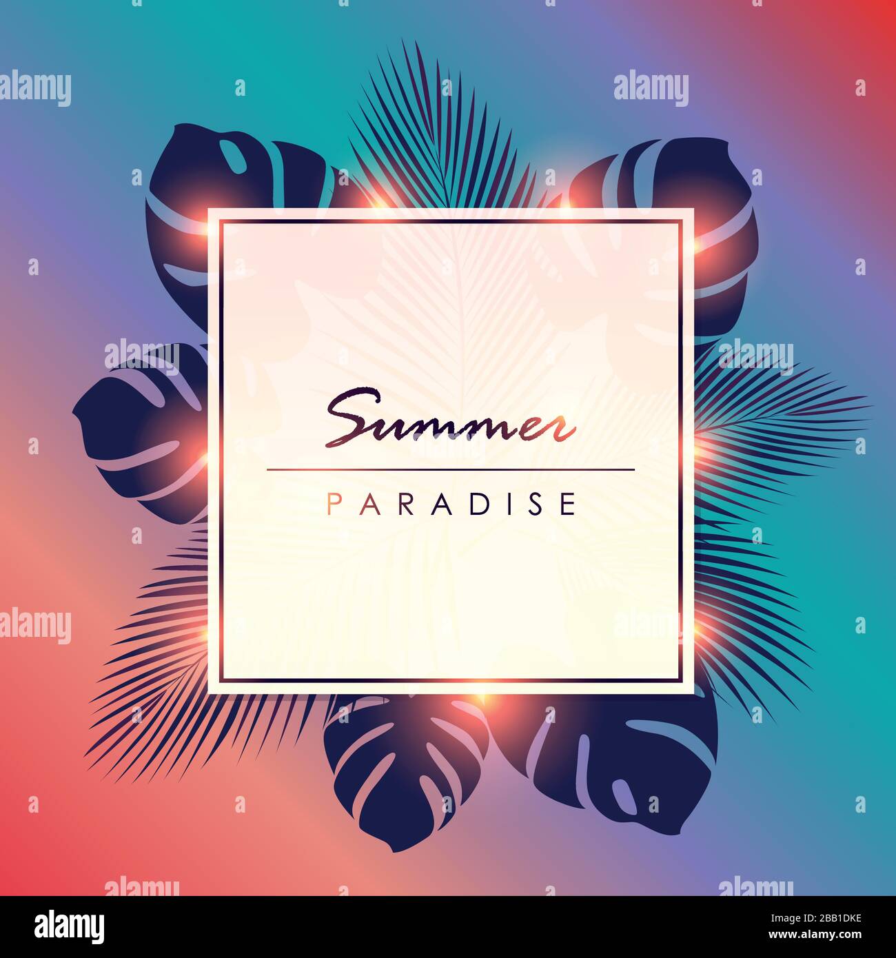 Save paradise Stock Vector Images - Alamy