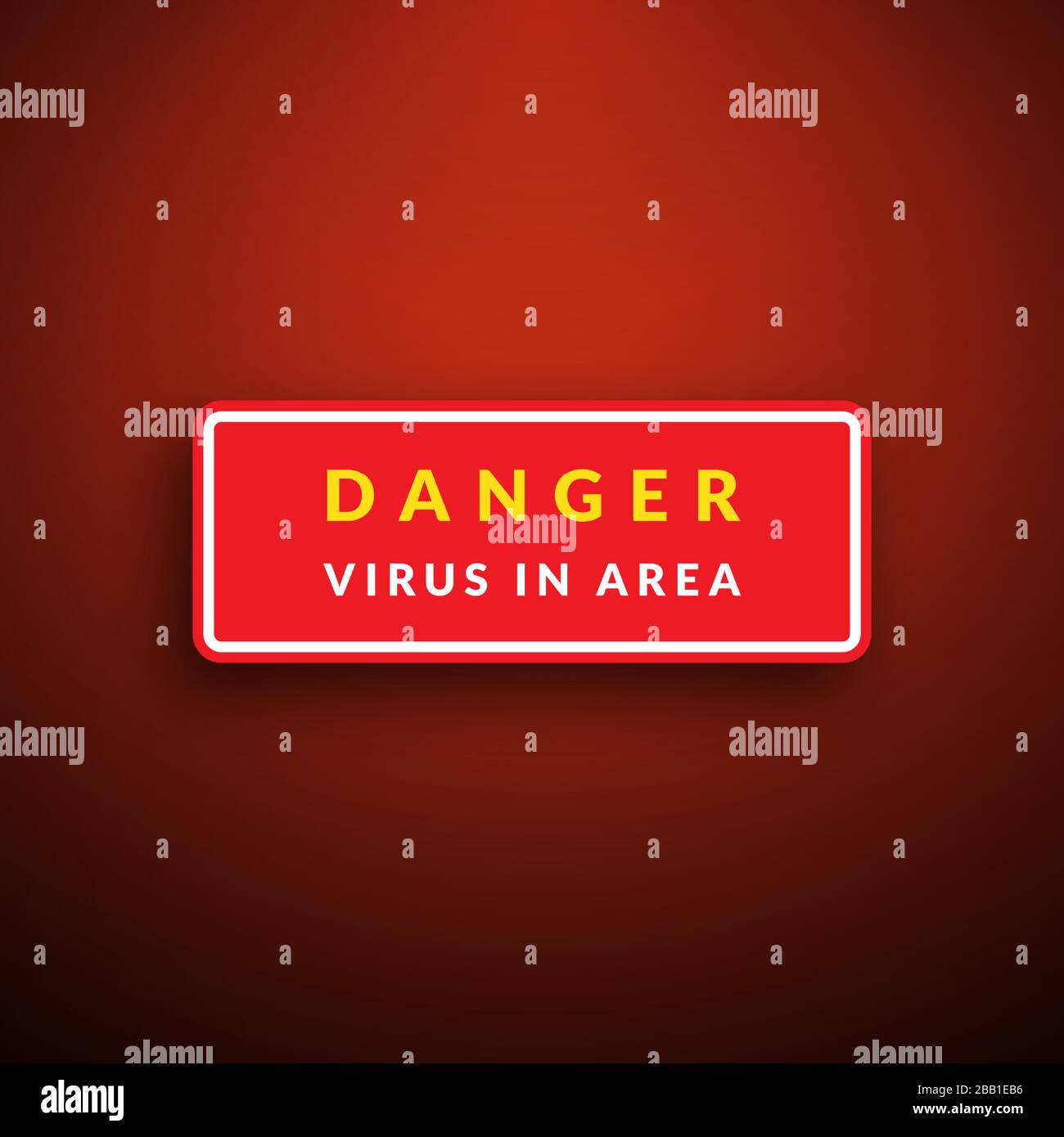 Warning danger of spreading the virus outbreak Stock Vector Image & Art ...