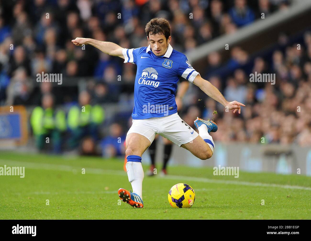 Leighton Baines, Everton Stock Photo - Alamy