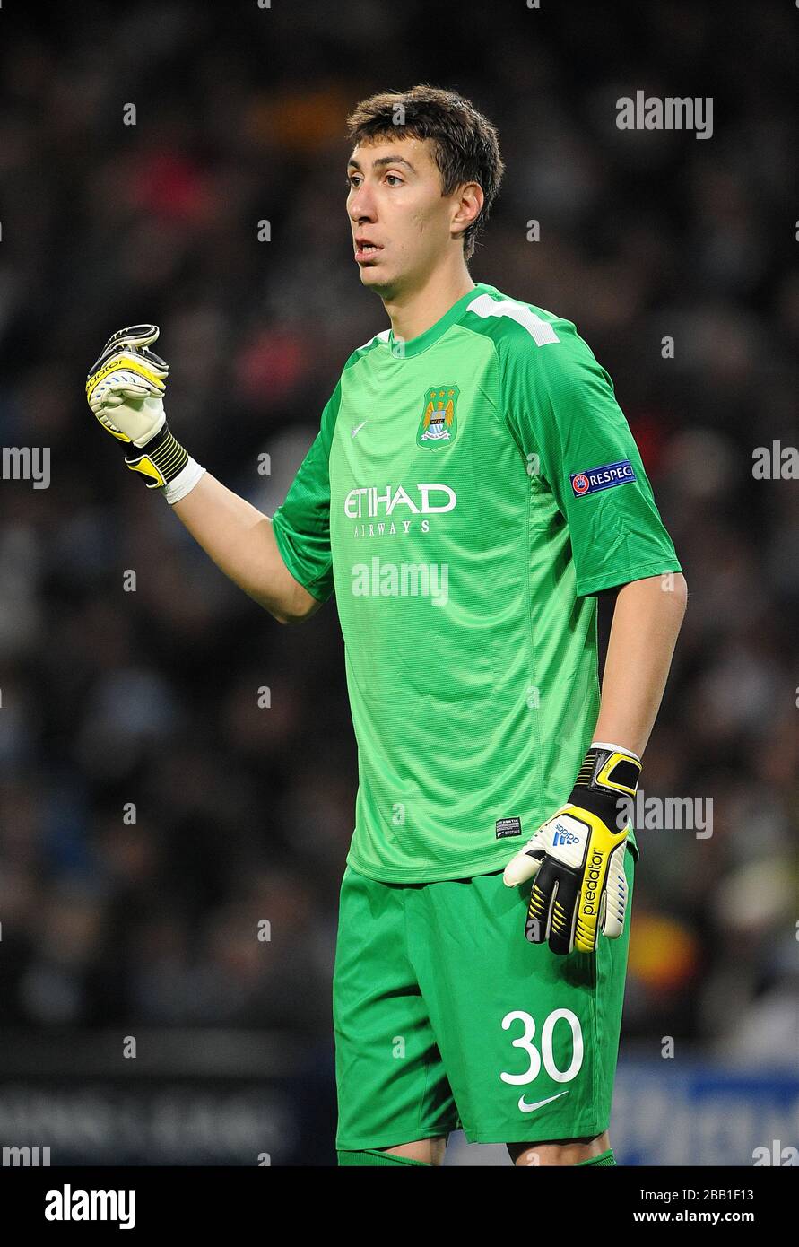 Costel Pantilimon, Manchester City Stock Photo - Alamy
