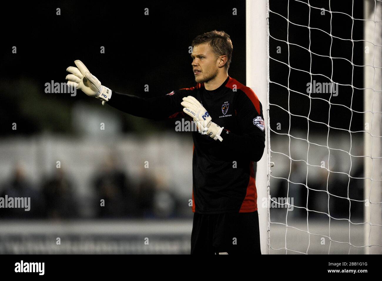 Seb Brown, AFC Wimbledon goalkeeper Stock Photo - Alamy