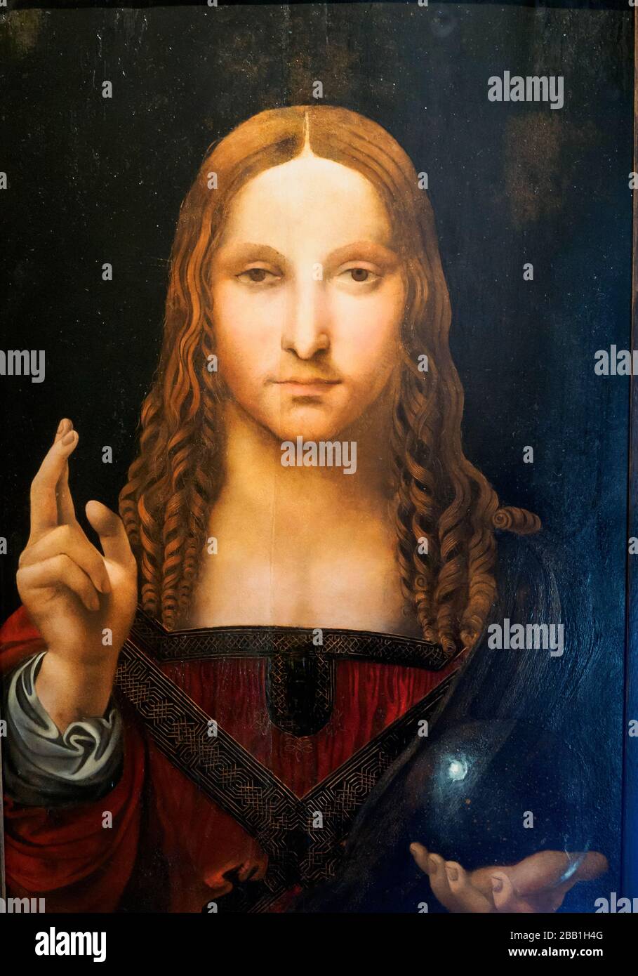 Salvator mundi leonardo hi-res stock photography and images - Alamy
