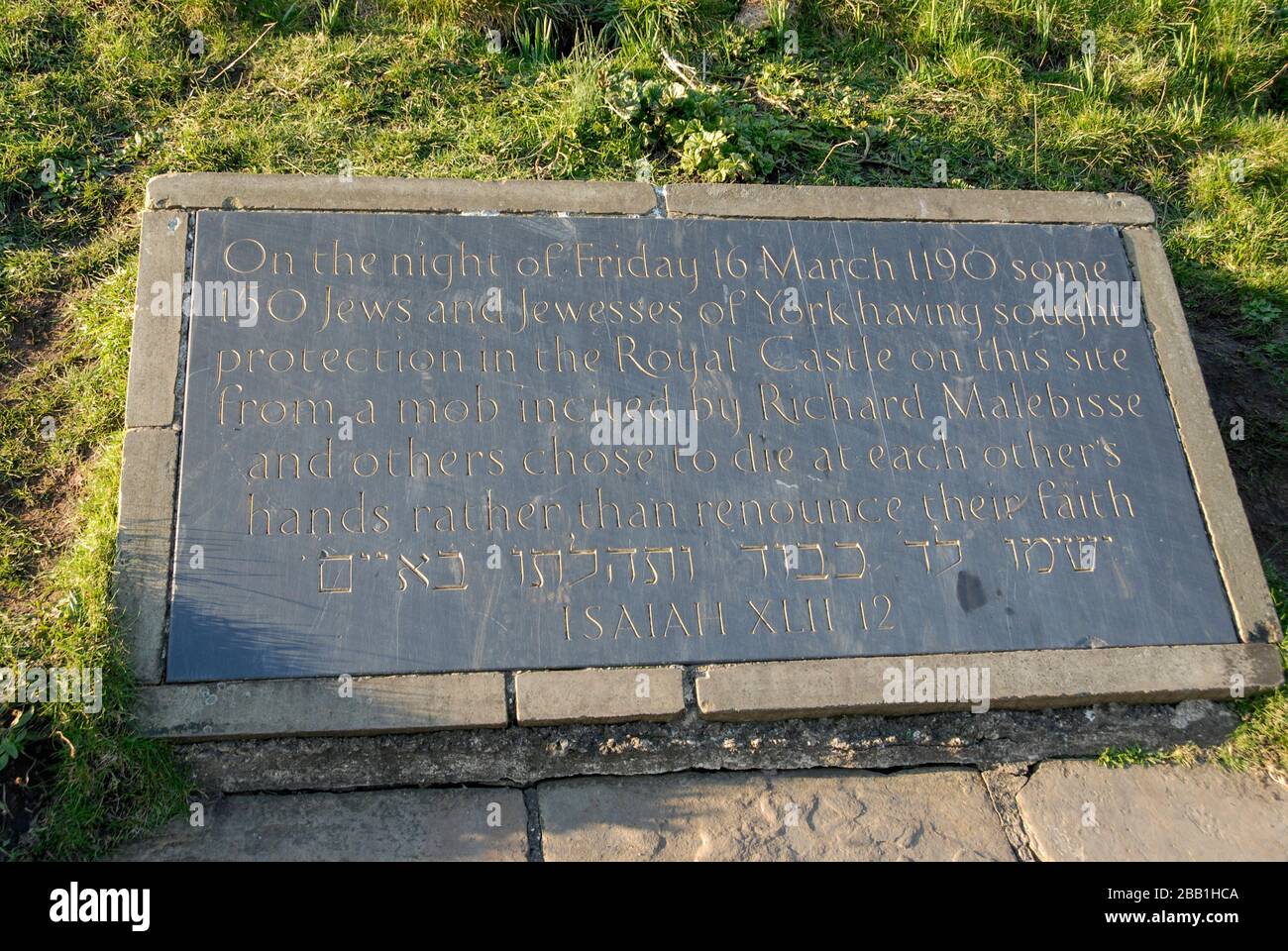 1190 jews in england cliffords tower hi-res stock photography and ...