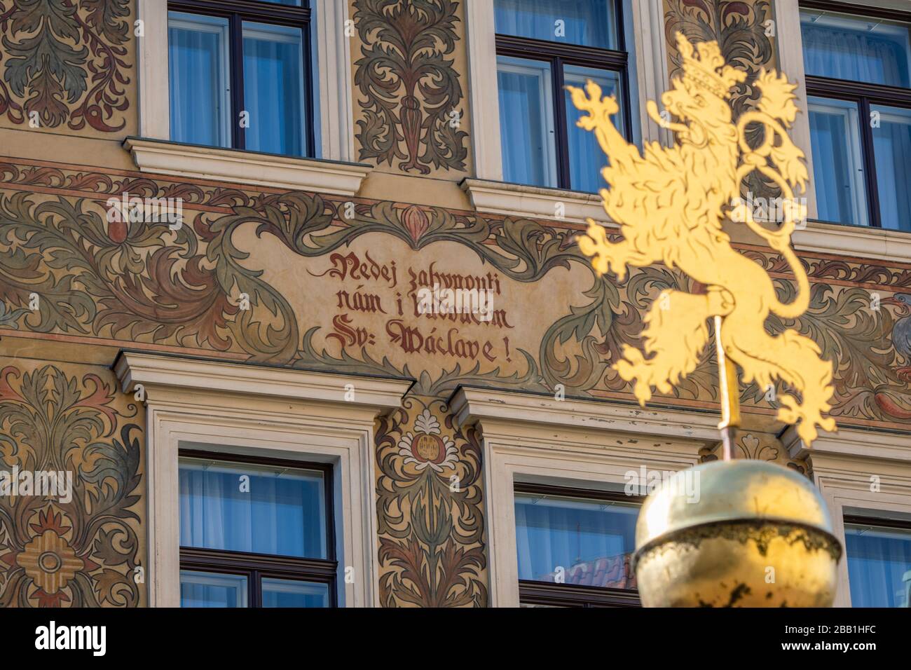 Czech lion, Czech national little symbol, please of patron saint ...