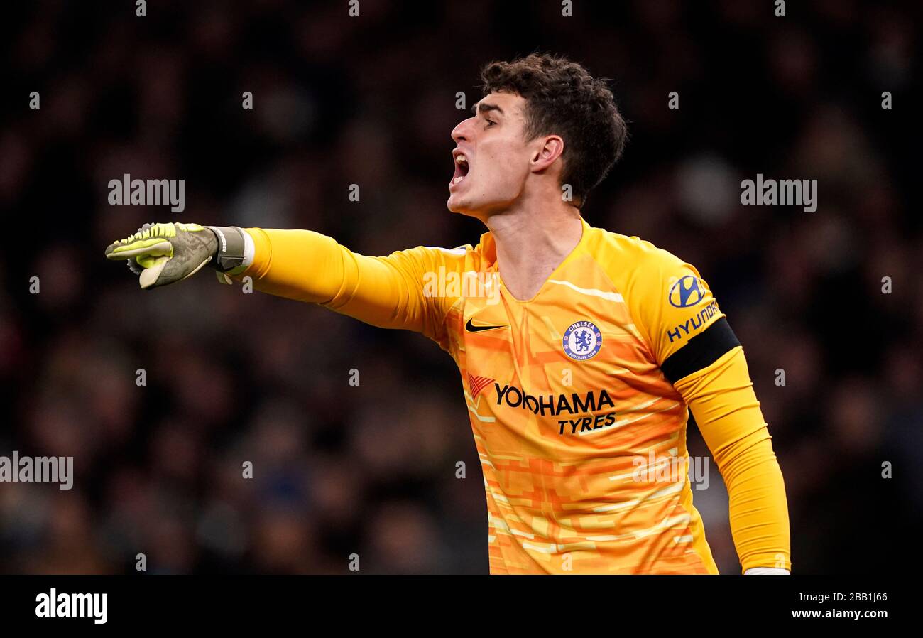 Chelsea goalkeeper Kepa Arrizabalaga Stock Photo - Alamy