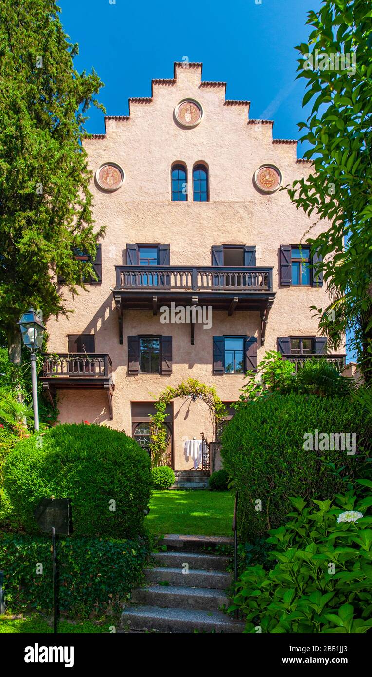 Italy South Tyrol - Merano - Maia Alta - Pienzenau Castle Stock Photo ...