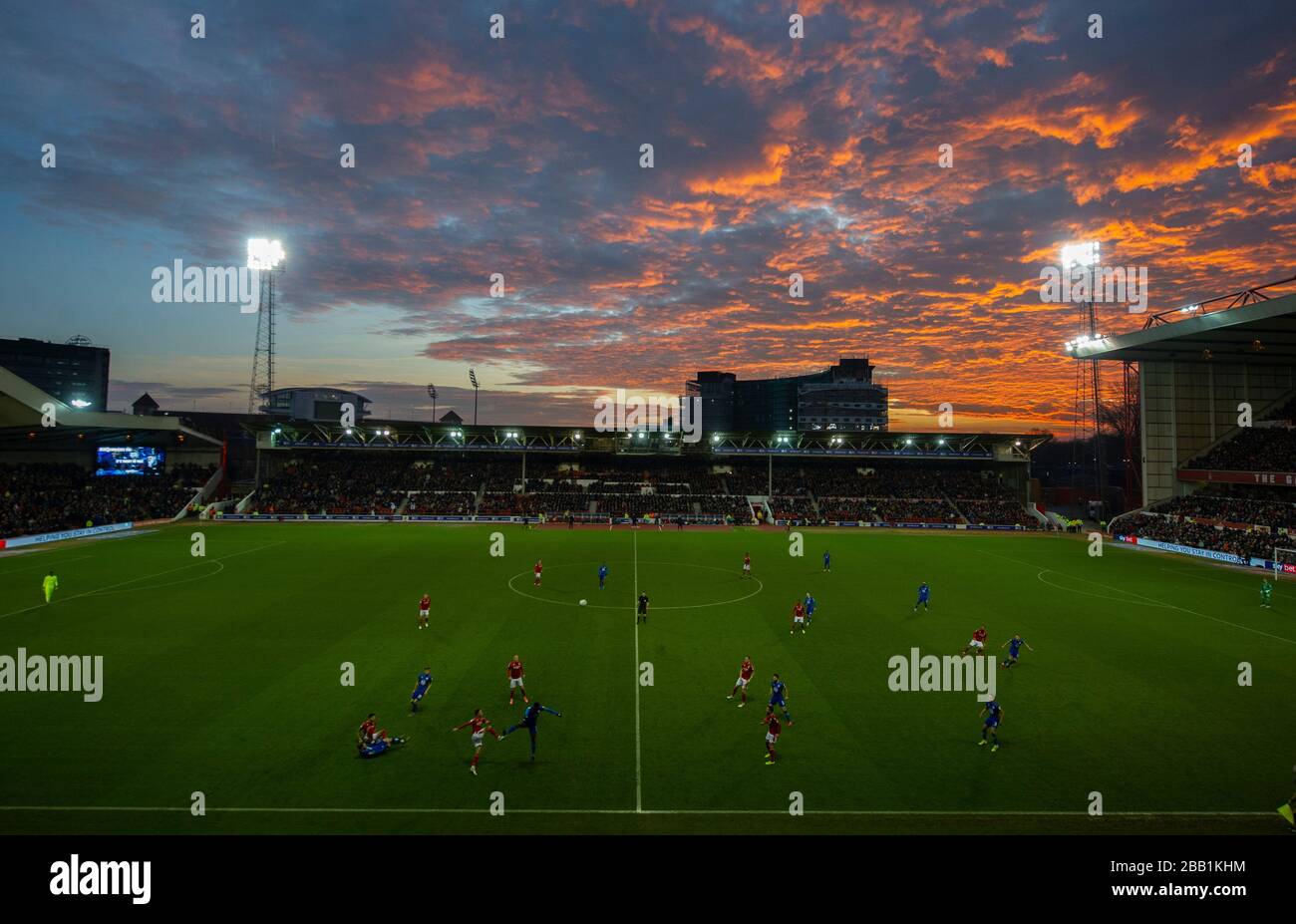 A general view inside of the City Ground Stock Photo - Alamy