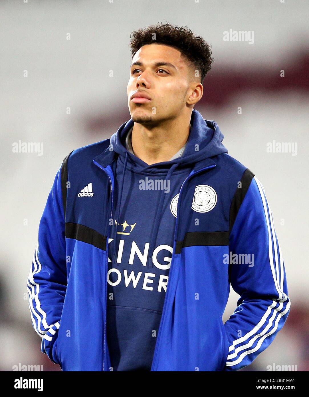 Leicester City's James Justin Stock Photo - Alamy