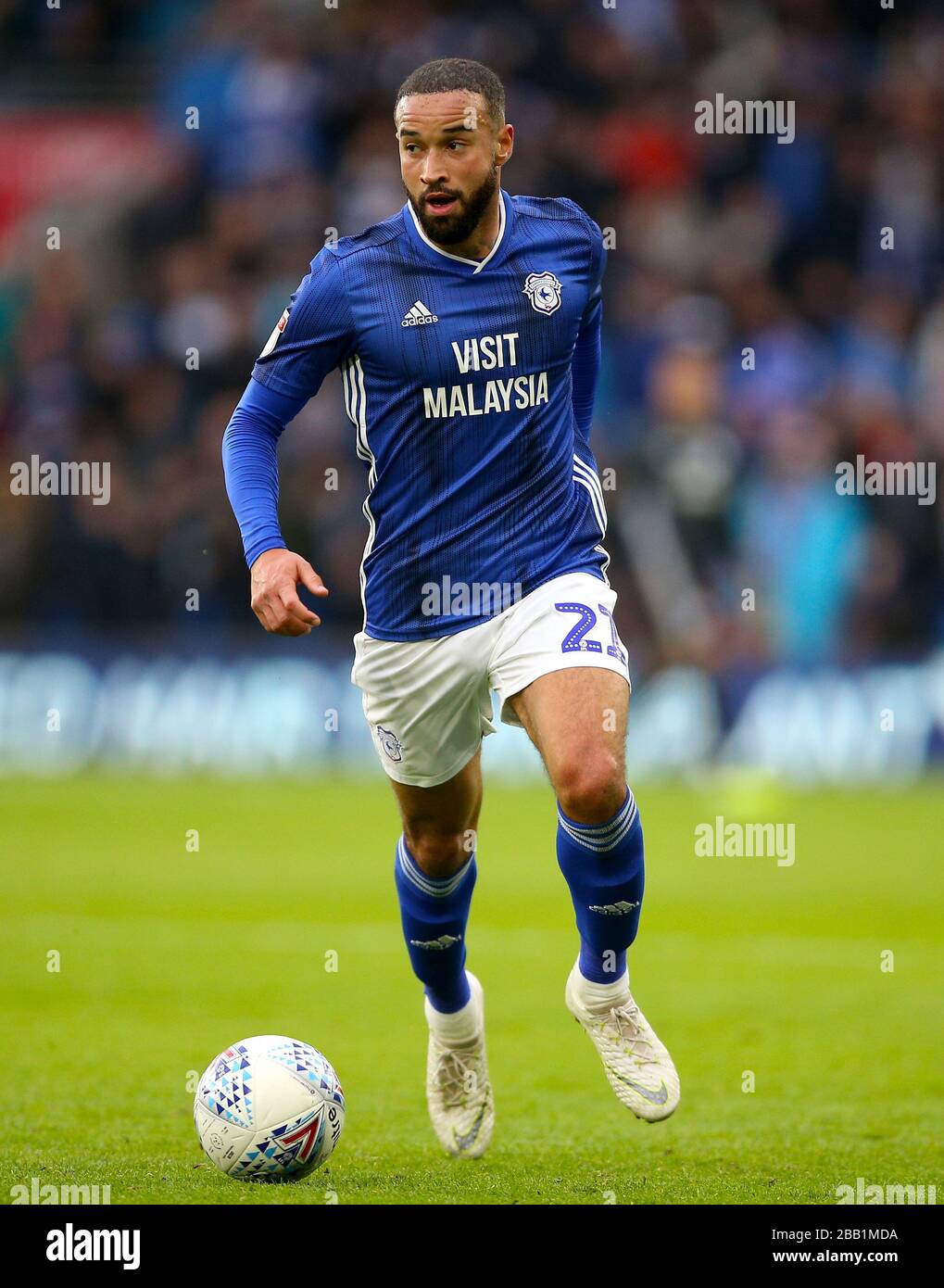 Cardiff City's Jazz Richards Stock Photo - Alamy