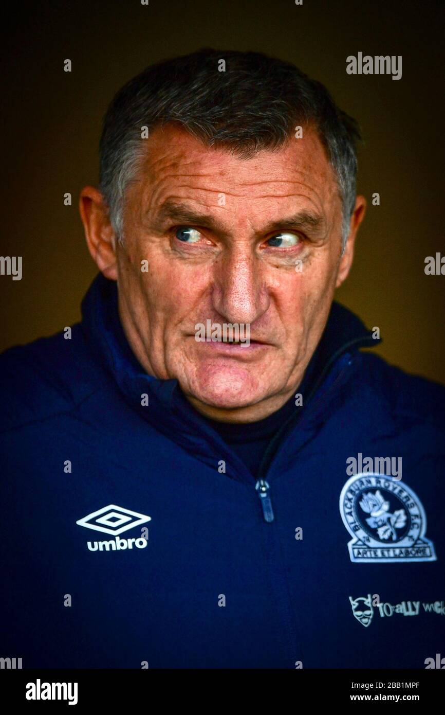 Blackburn Rover's Manager Tony Mowbray Stock Photo - Alamy