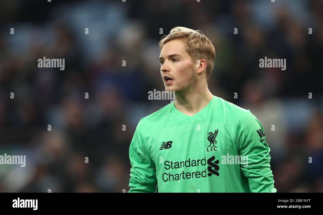 Liverpool goalkeeper Caoimhin Kelleher Stock Photo - Alamy