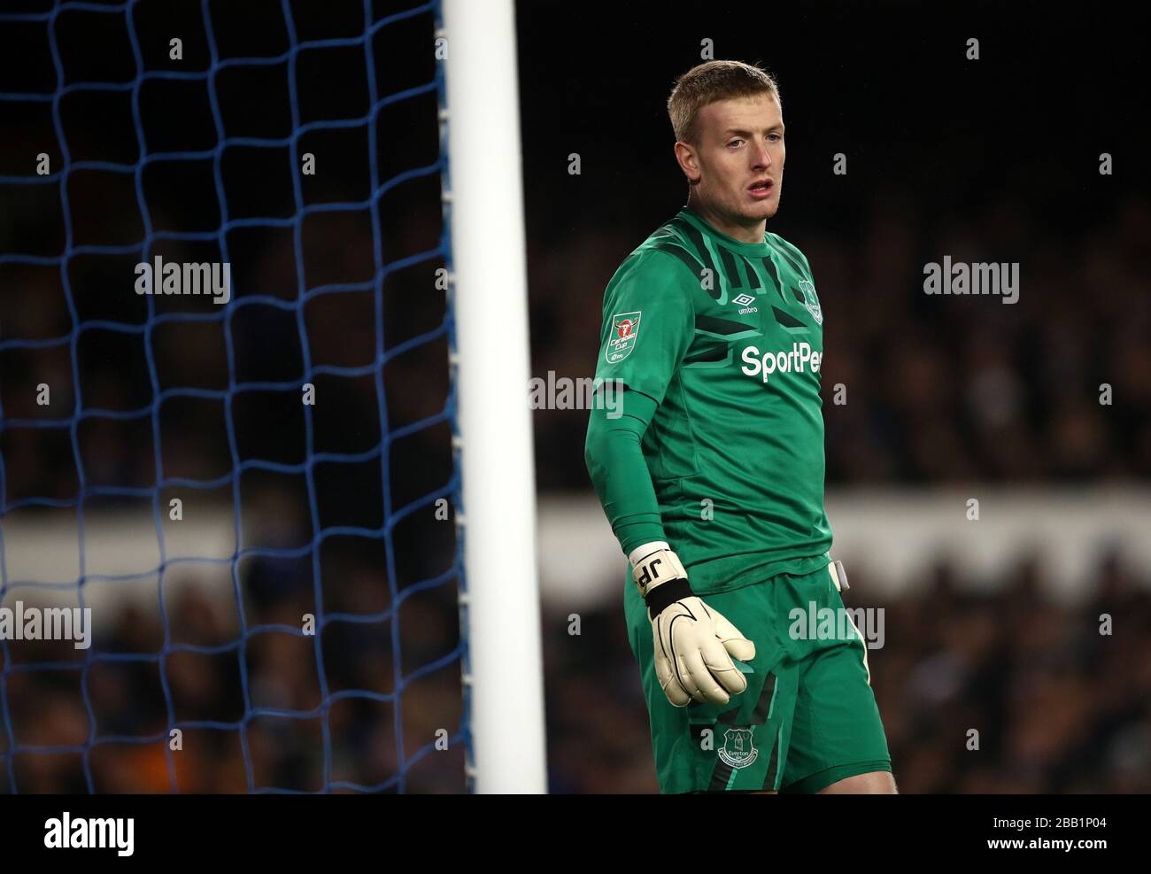 Everton goalkeeper Jordan Pickford Stock Photo - Alamy