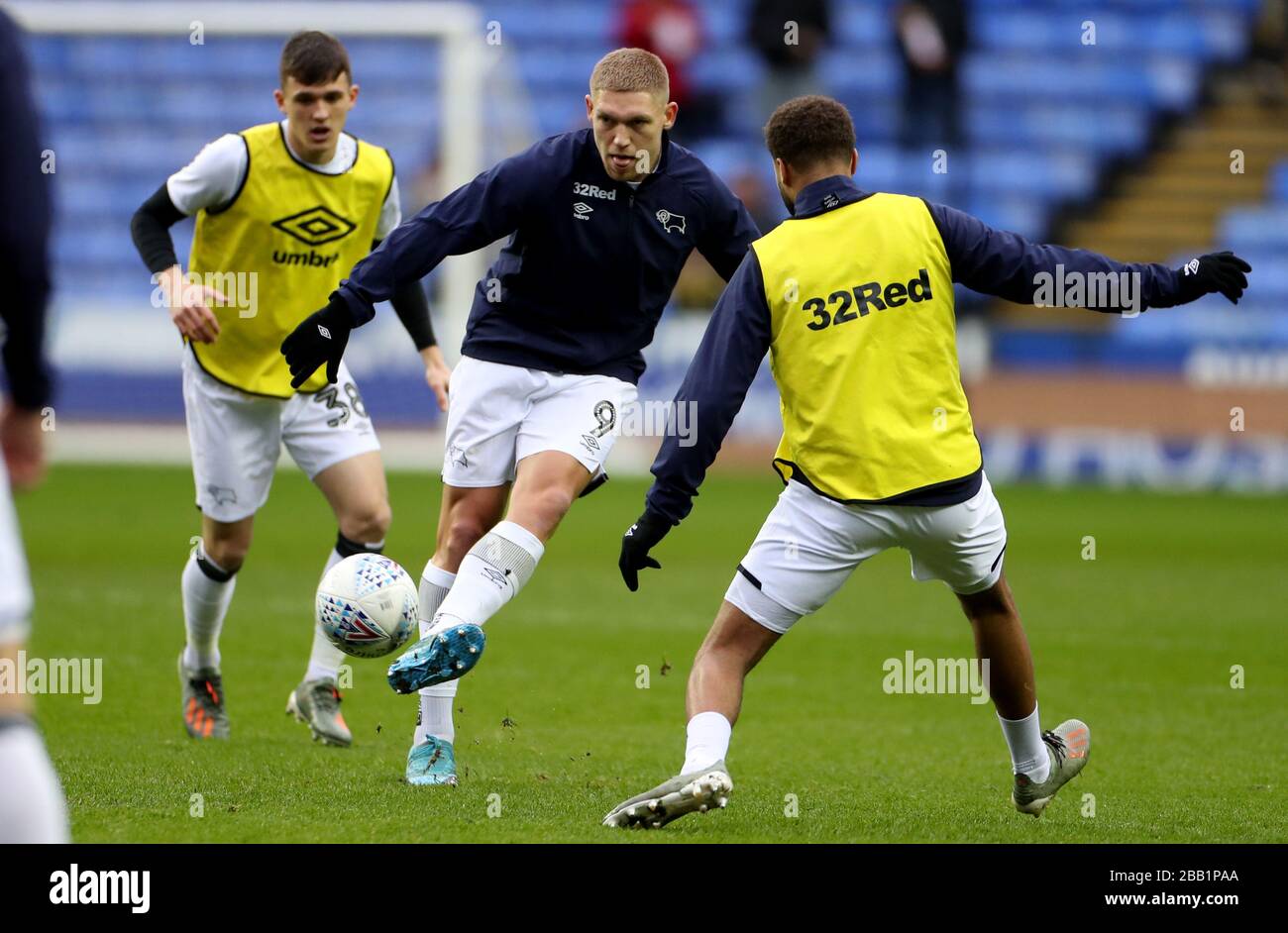 Derby County's Martyn Waghorn warms up ahead of the match Stock Photo ...