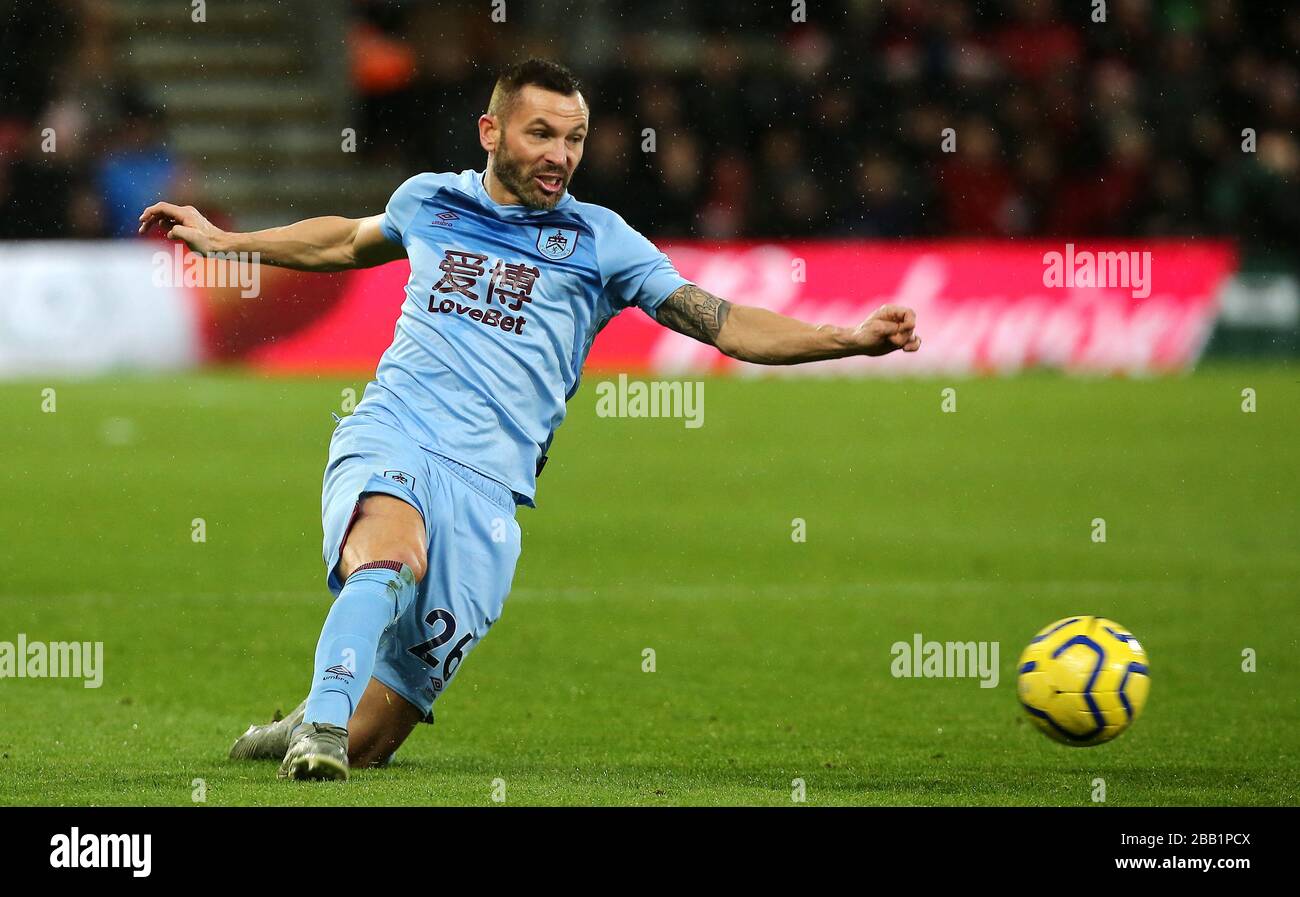 Burnley's Phil Bardsley Stock Photo - Alamy