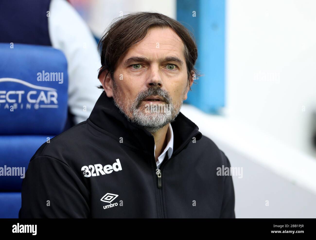 Derby County manager Phillip Cocu ahead of the match Stock Photo - Alamy