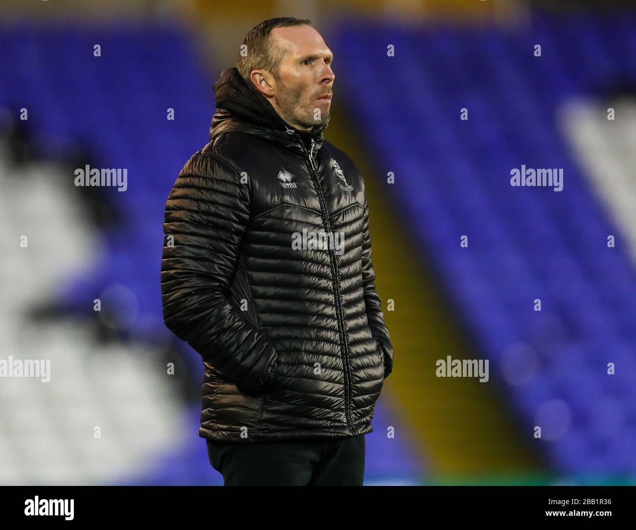 Lincoln City's manager Michael Appleton during the Sky Bet League One ...