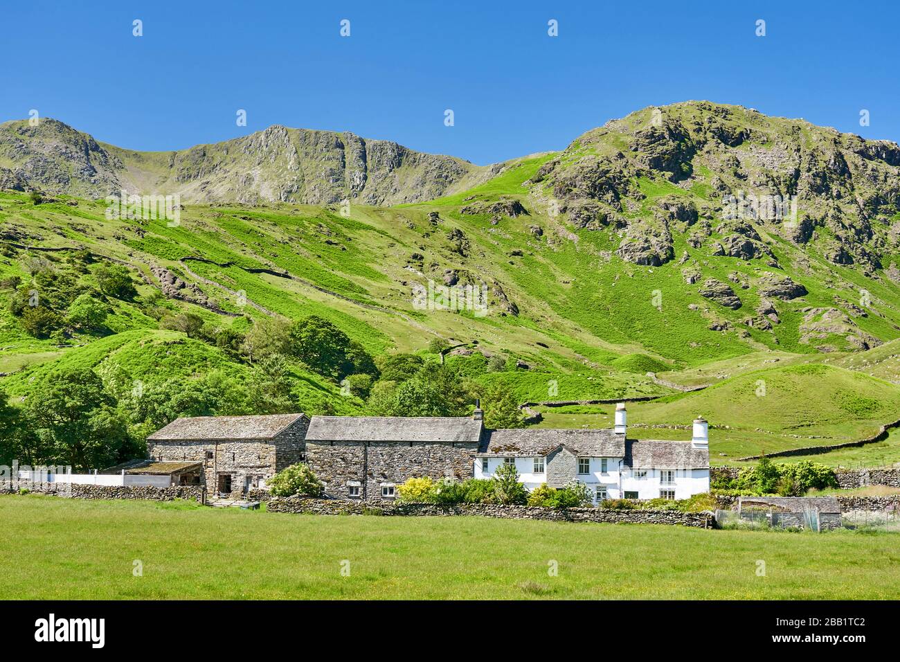 Fell Foot Farm Little Langdale Lake District Cumbria Stock Photo - Alamy